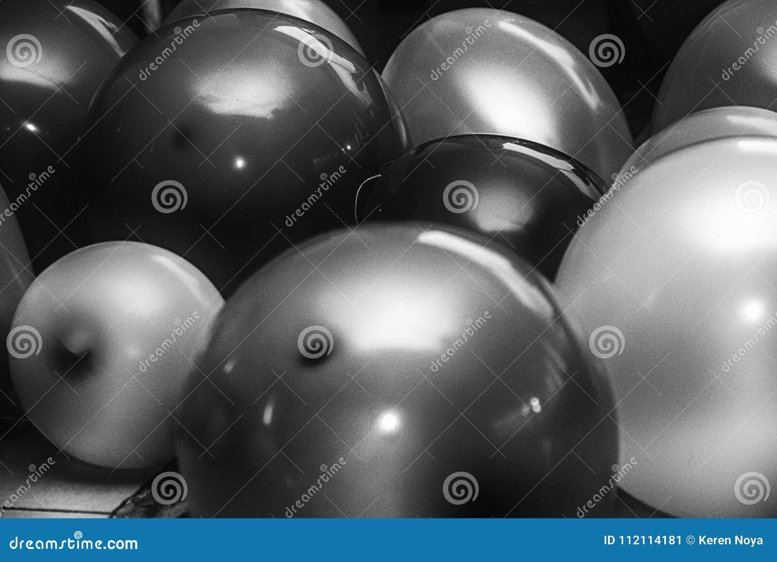 A Monochrome Abstract Pattern of Round Objects Stock Image - Image of ...