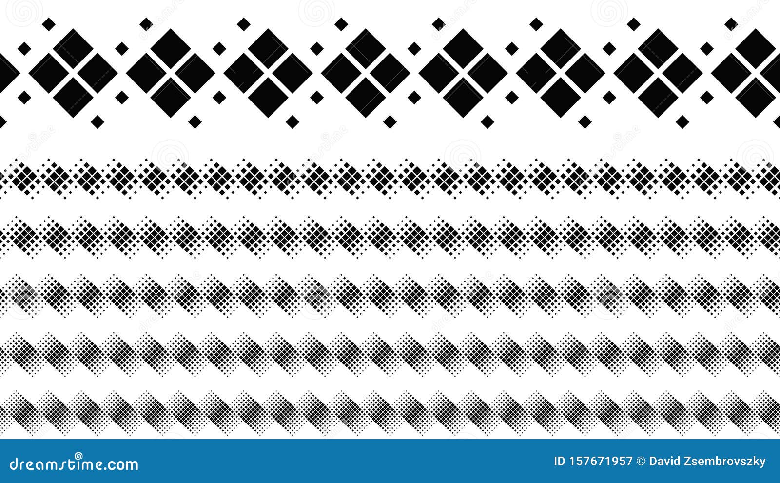Monochrome Abstract Square Pattern Page Break Set Stock Vector ... Monochrome Abstract Square Pattern Page Break Set Stock Vector ...