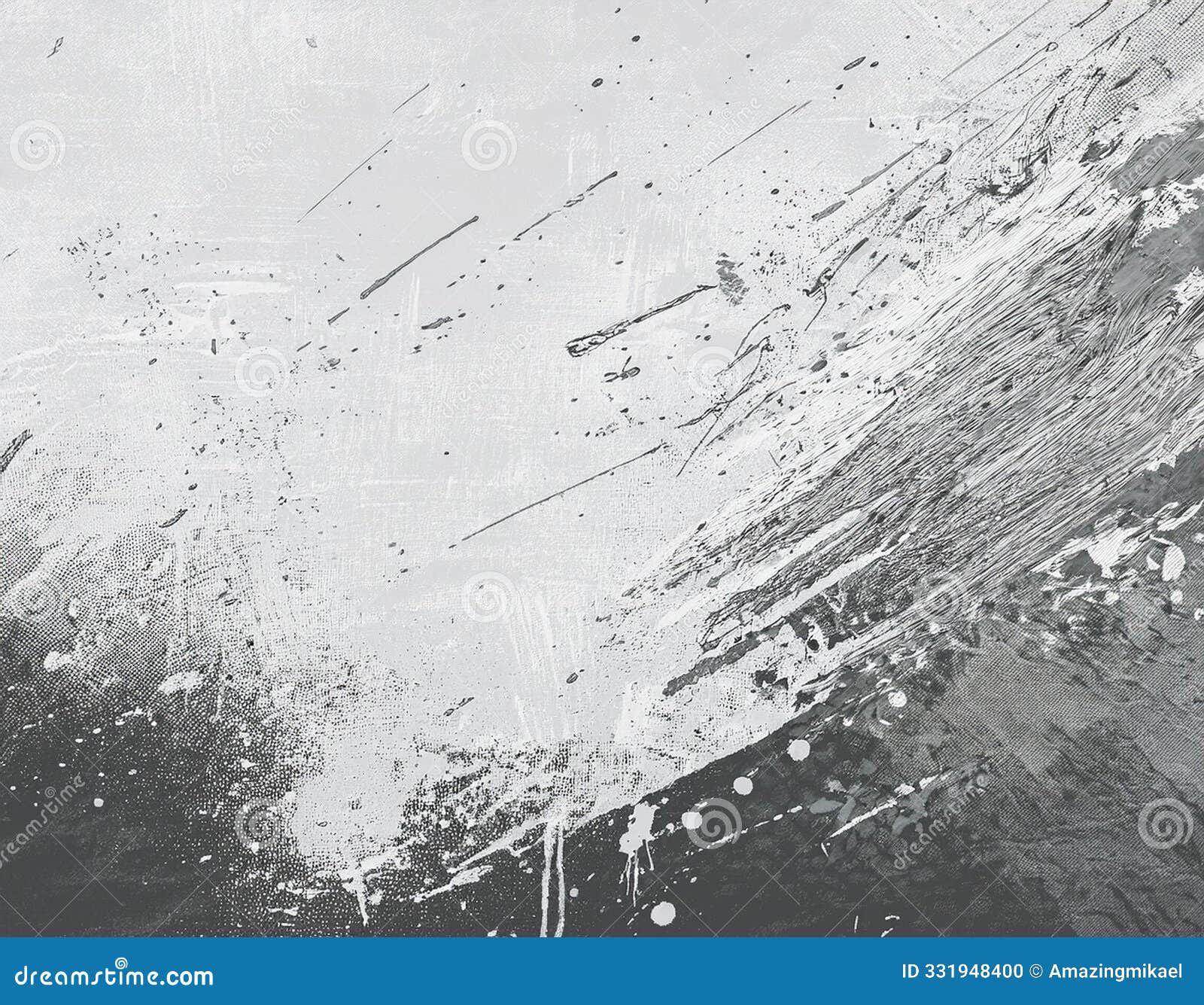 Monochrome Abstract Texture Rough Grayscale Concrete Surface with ...