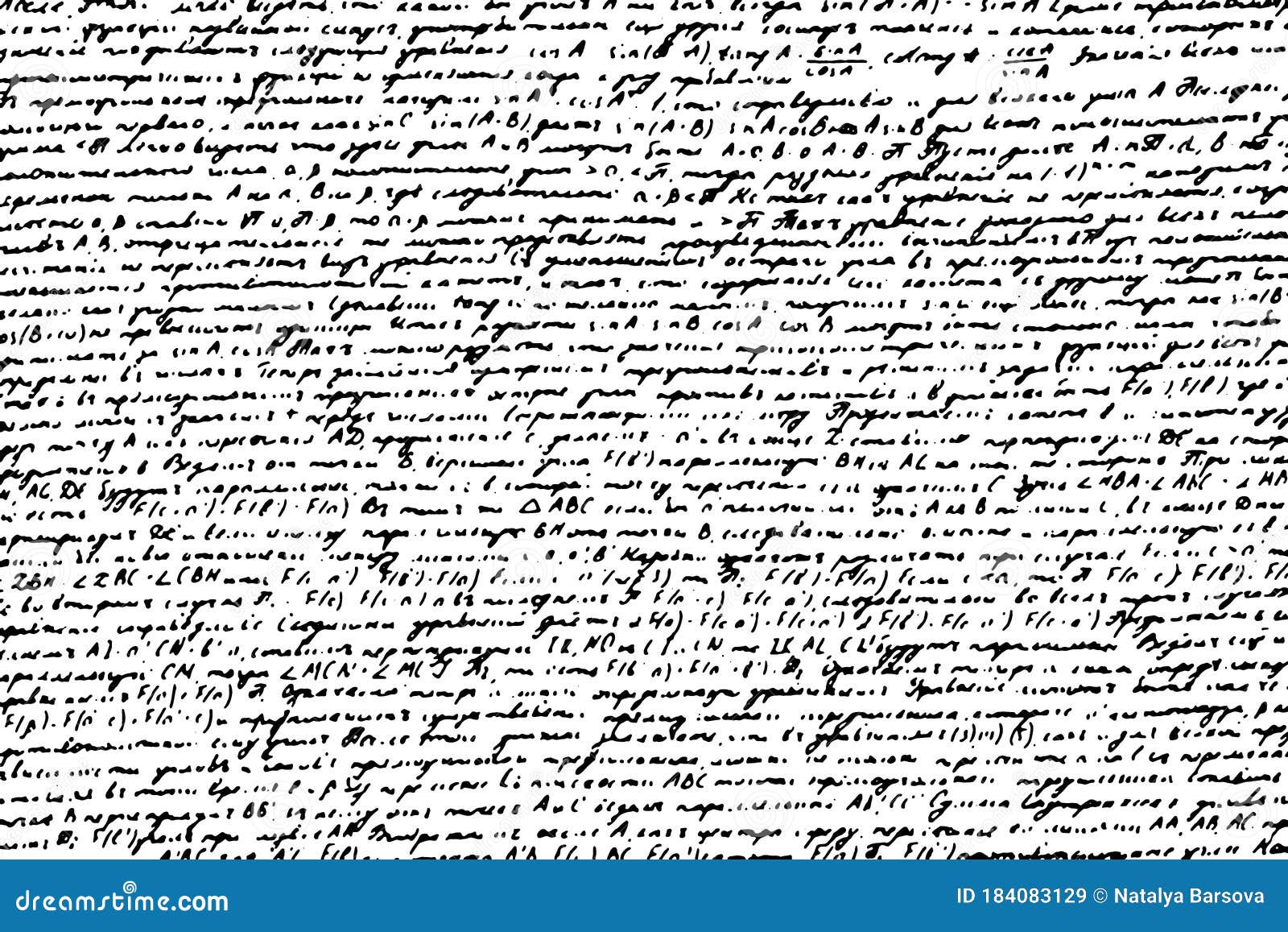 Unreadable Handwriting Stock Illustrations – 686 Unreadable Handwriting ...