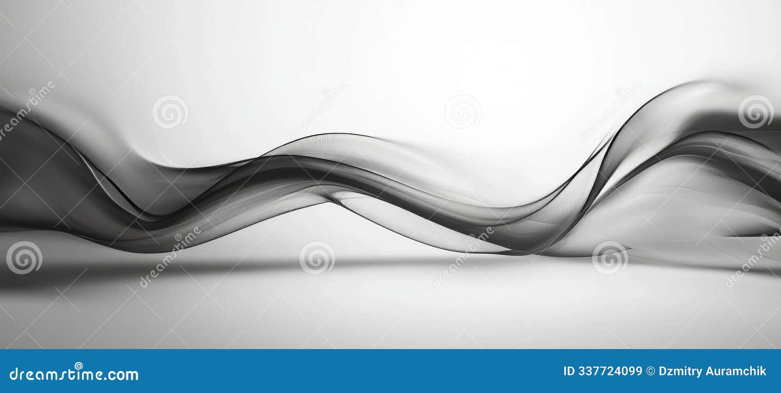 Monochrome Banner Website Header Landing Page Design with Abstract Grey ...