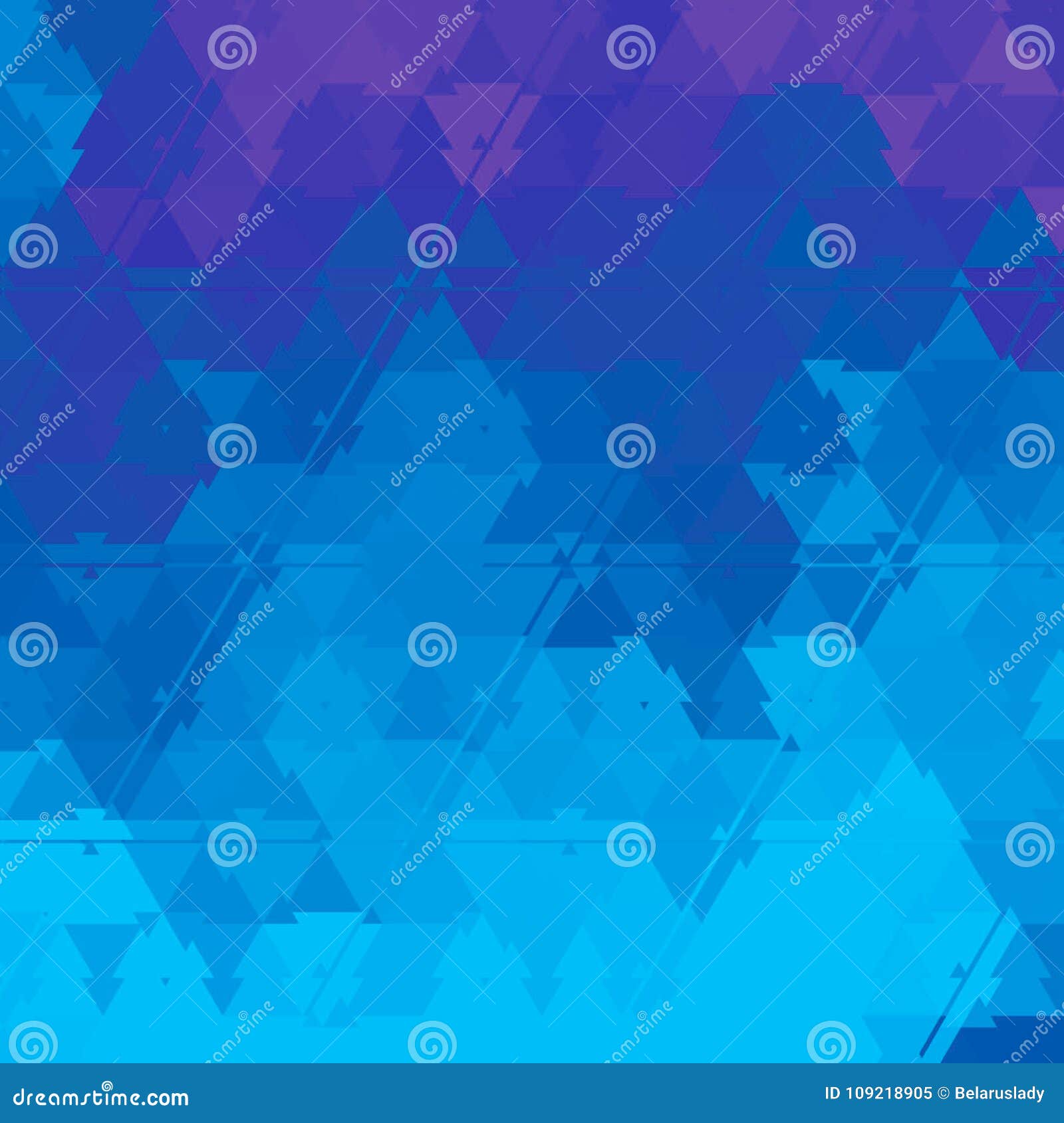 Monochrome Blue Gradient Triangle Mosaic Tile Background Stock ...