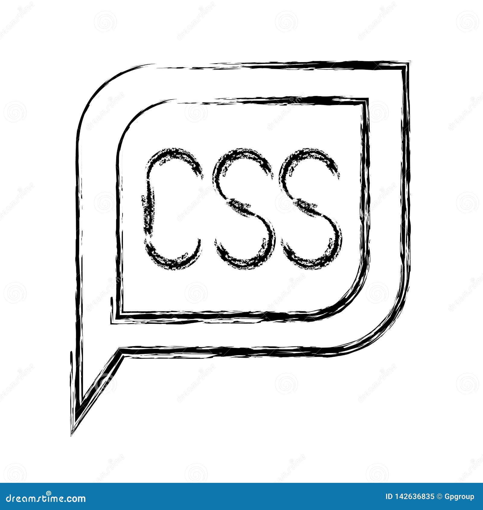 Monochrome Blurred Silhouette Of Laptop Computer With Screen Programming Window With Script Code