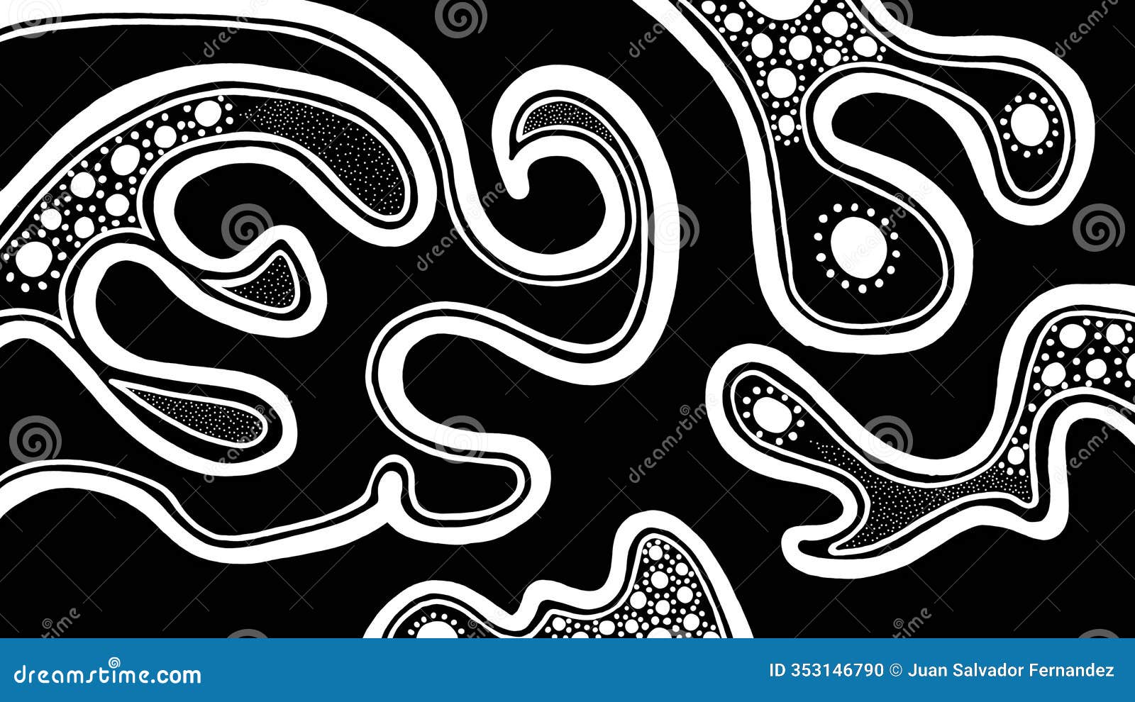 Monochrome Cartoon Lady Doll In Gaudy Gown And Hat Vector Illustration ...