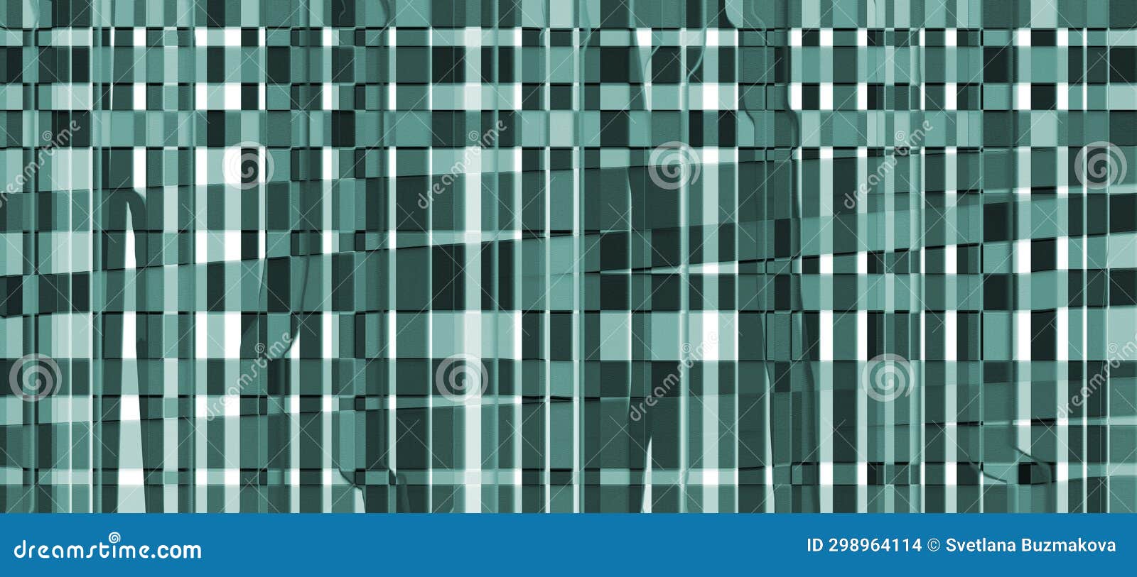 Monochrome Checkered Abstract Background. Interweaving of Horizontal ...