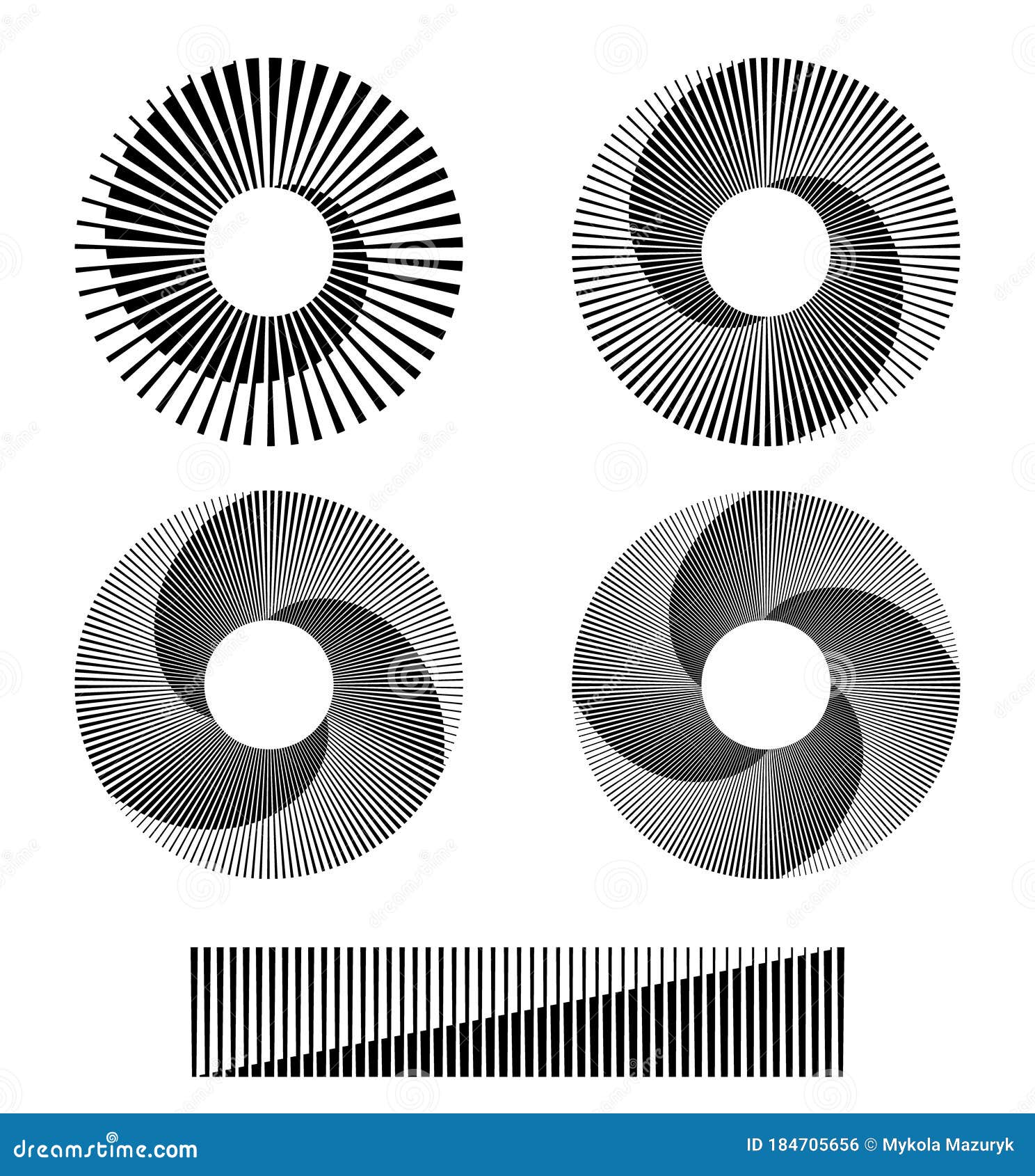 Circle Transitions. Cricle Appearance, Trickling, Animation Of ...