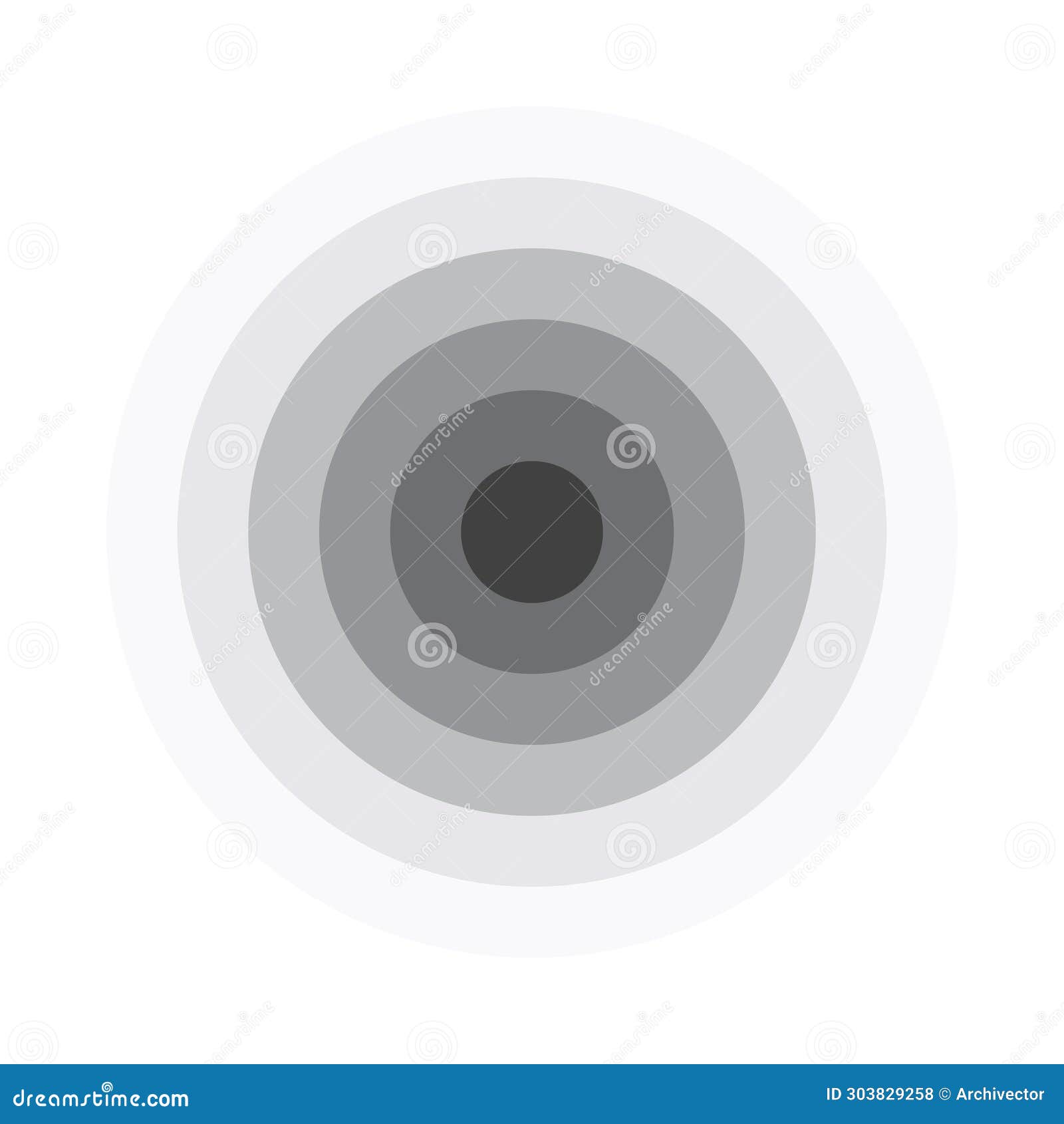 Radiating Concentric Circles Abstract Graphic Background Stock ...