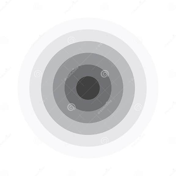 Radiating Concentric Circles Abstract Graphic Background Stock Illustration - Illustration of ...