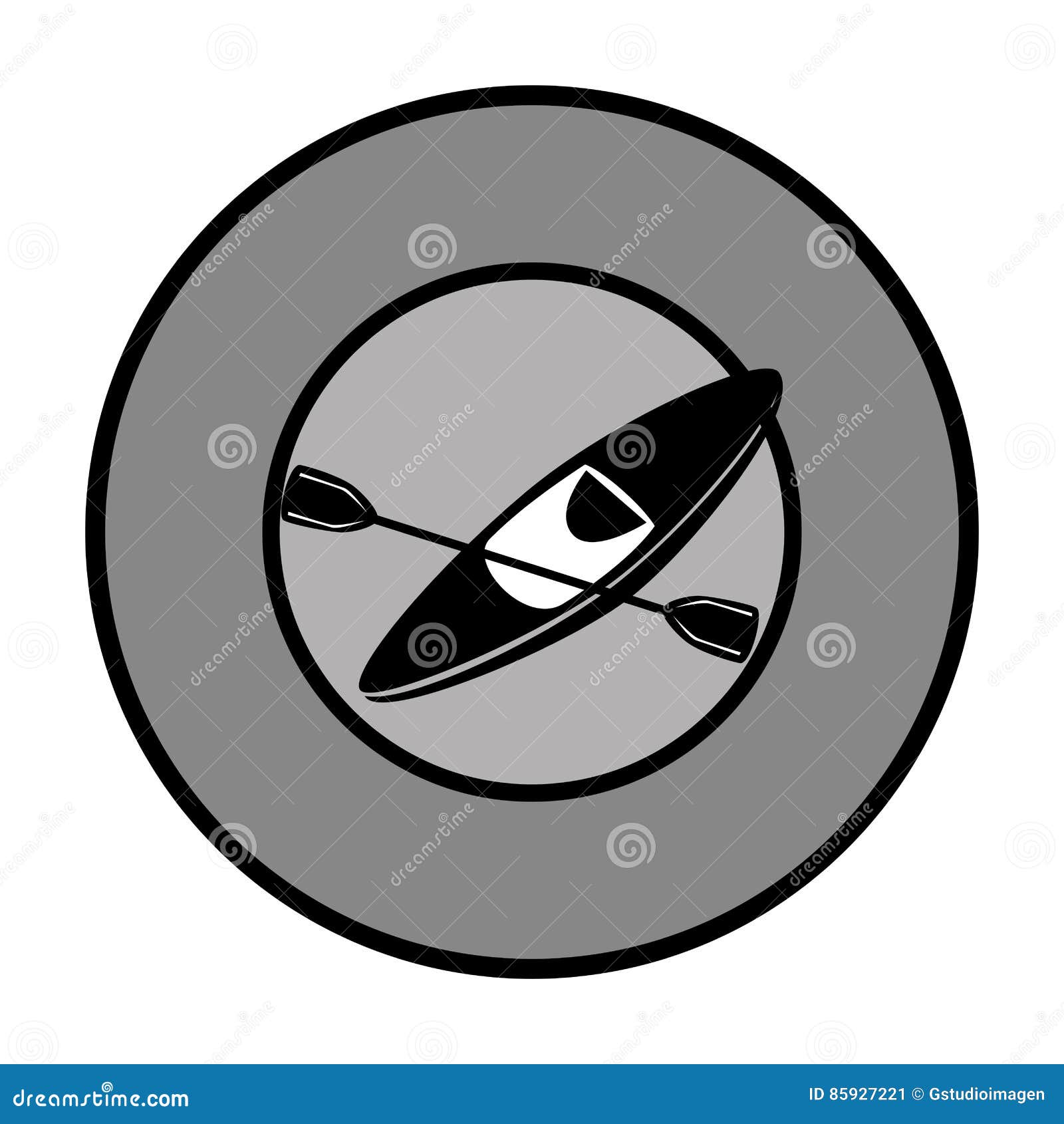 Kayak Sport Monoline Symbol Icon Logo For Graphic Design, UI UX, Game ...