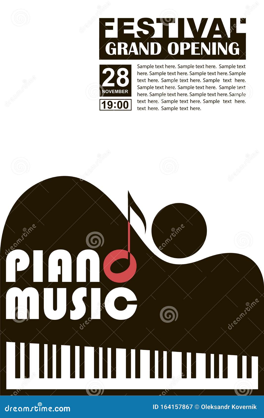Classical concert emblem stock vector. Illustration of icon - 164157867