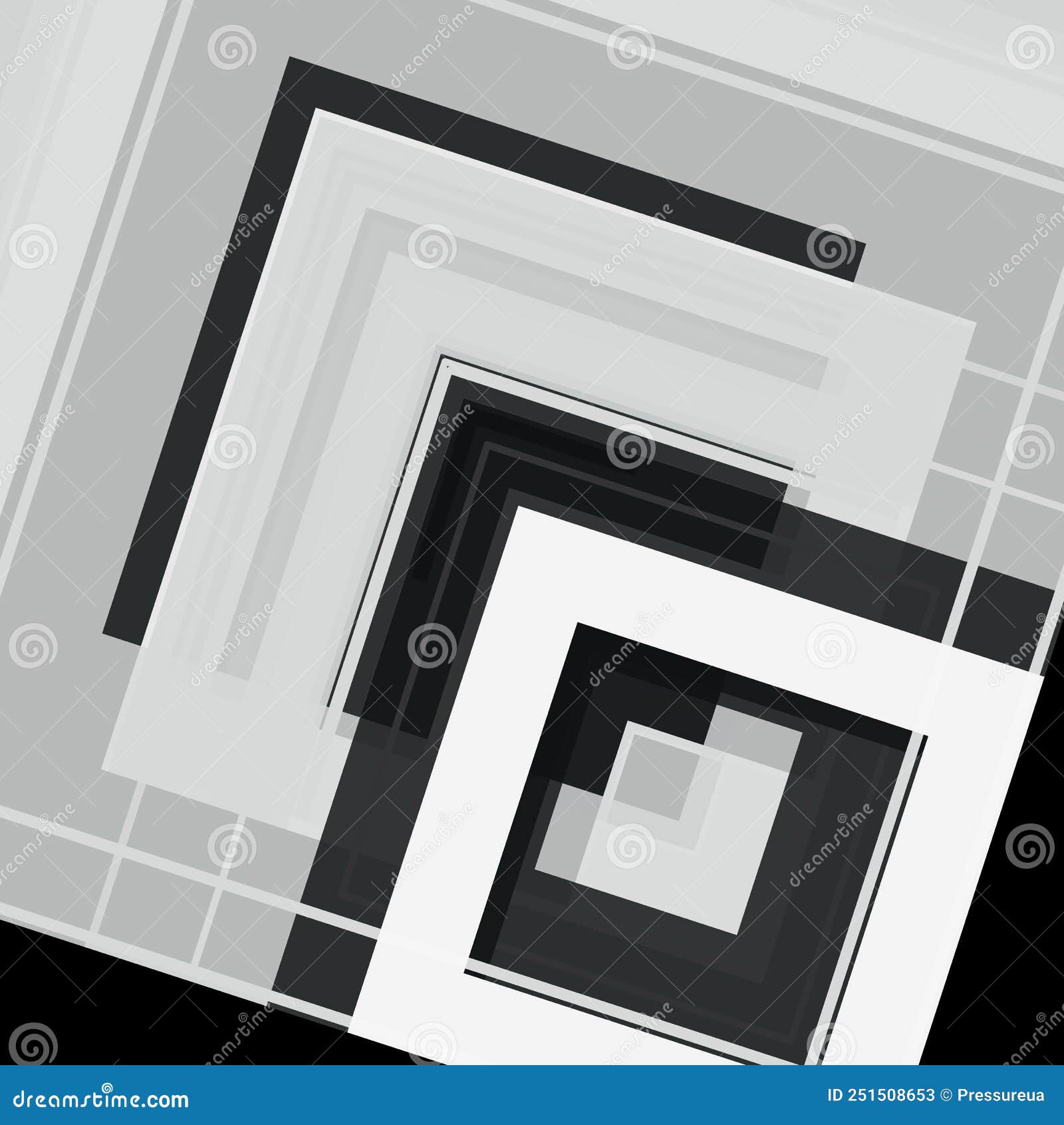 Monochrome Color Abstract Vector Pattern Design Made with Random ...