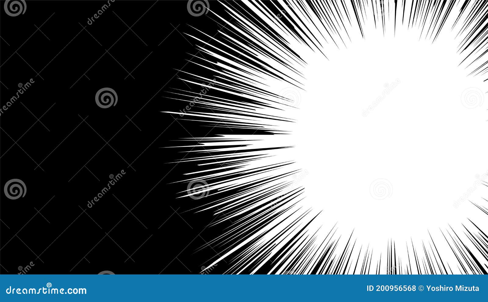 Monochrome Concentrated Line. Vector Flat Illustration Stock Vector ...