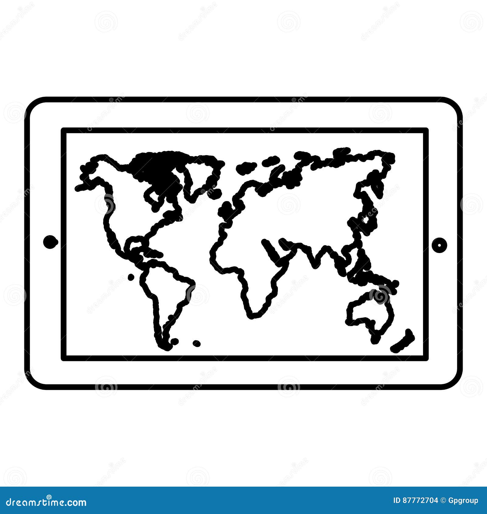 World Map Geo Position Pointers Infographics Eps10 File Vector