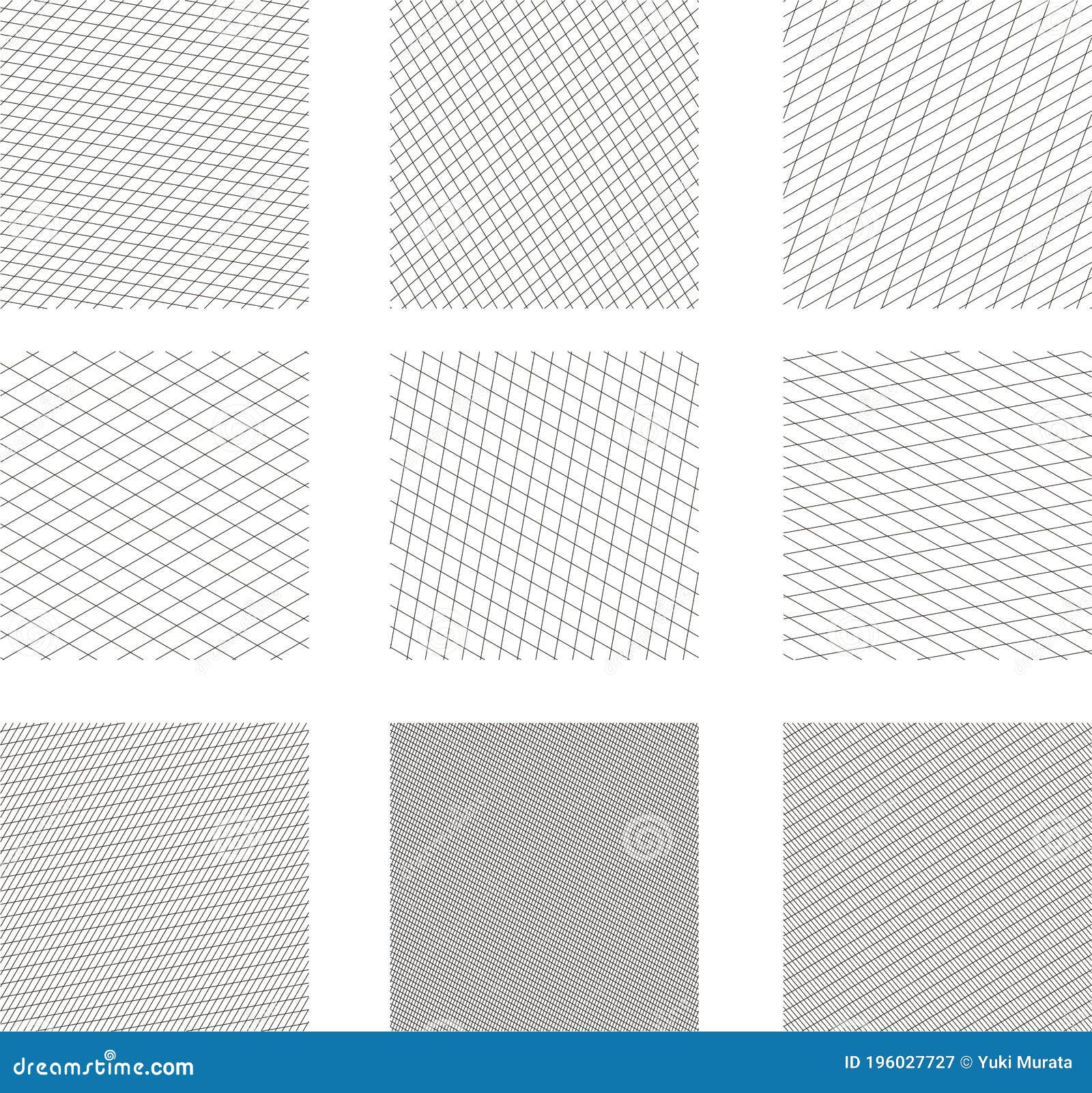 Monochrome Cross-hatching Background Illustration Set Stock Vector ...