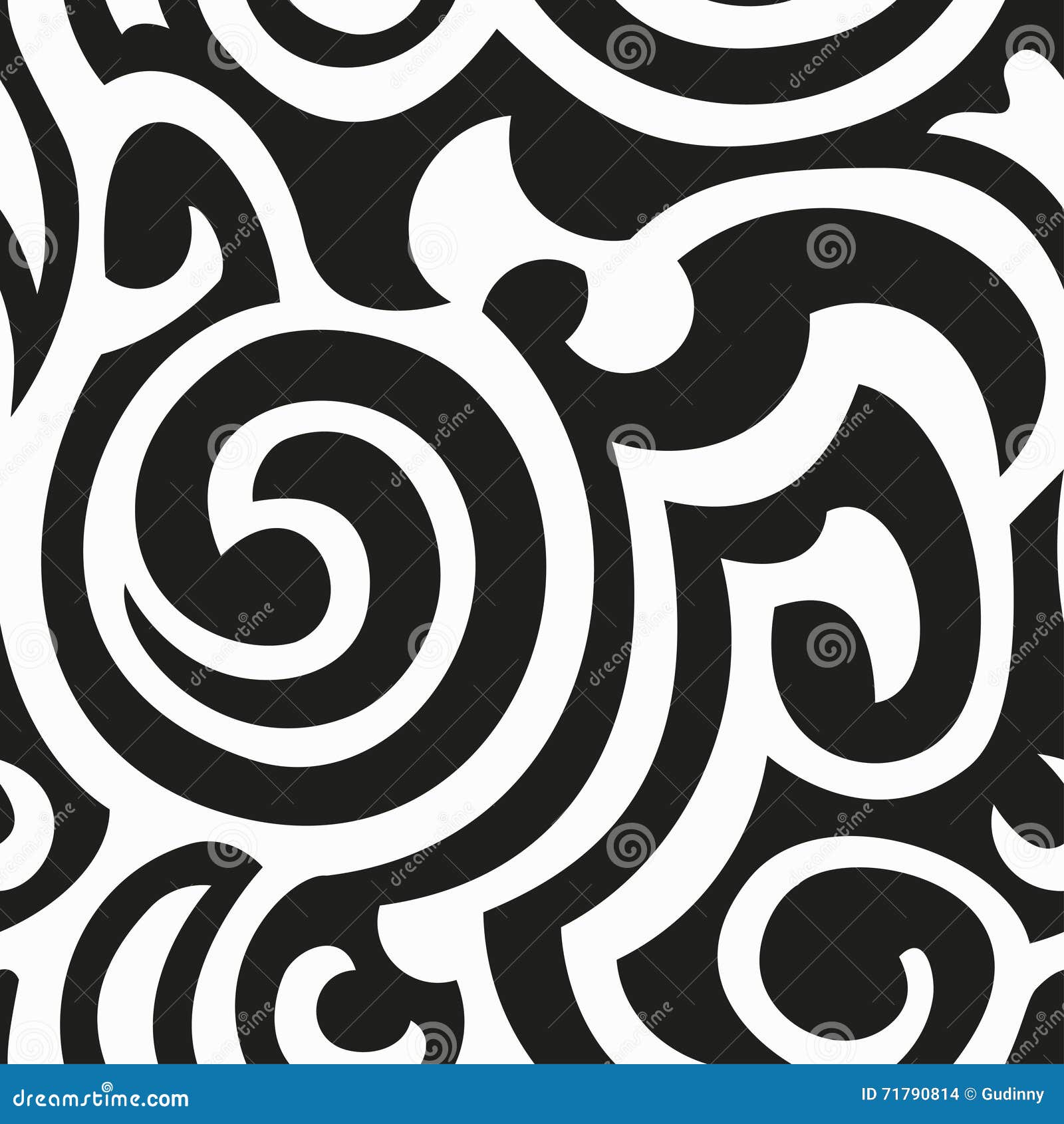 Curved Geometric Shapes, Colored, Bright Background. Vector ...