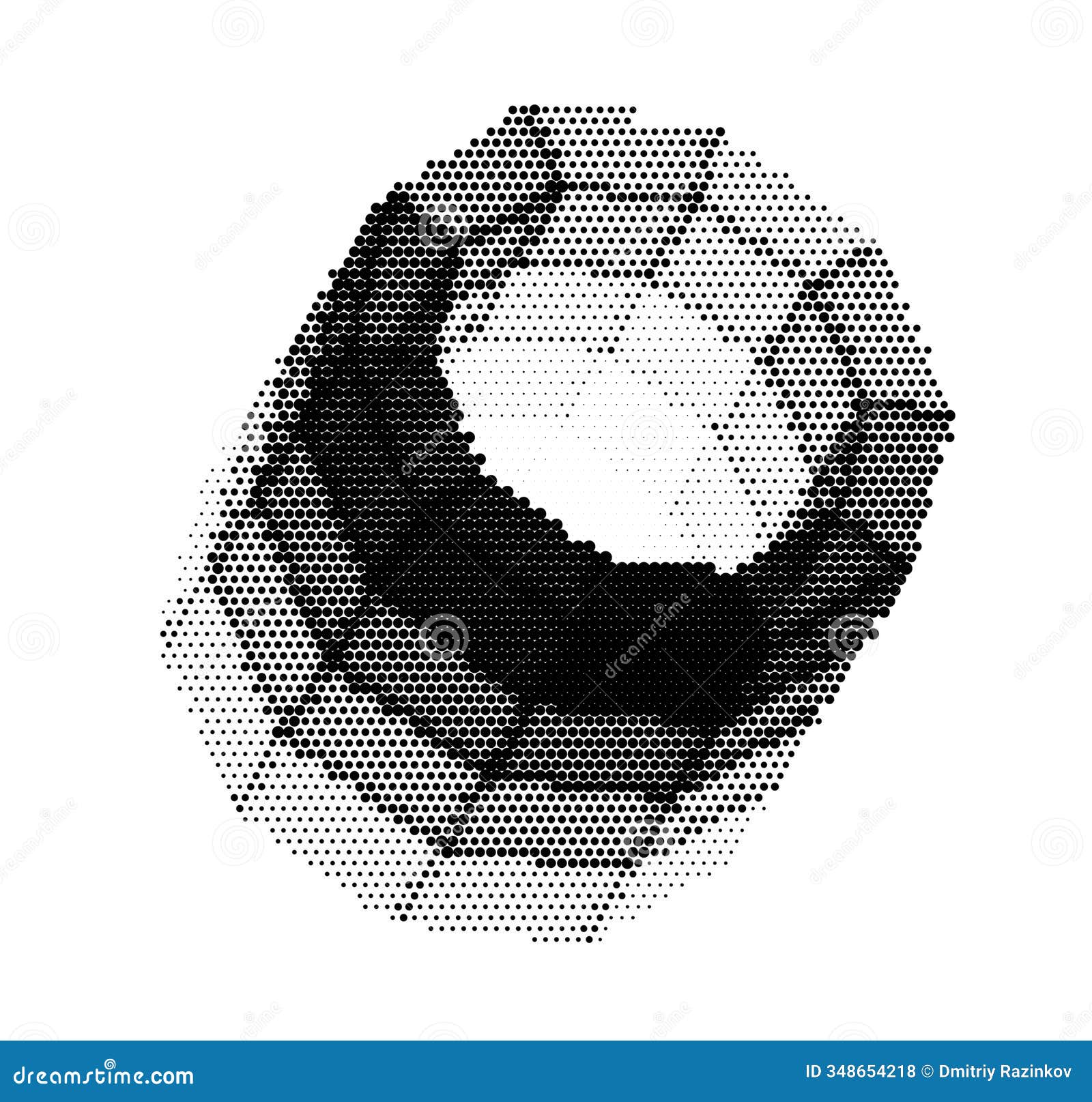 Monochrome Dotted Gradient Cylinder Texture Vector Stock Illustration ...