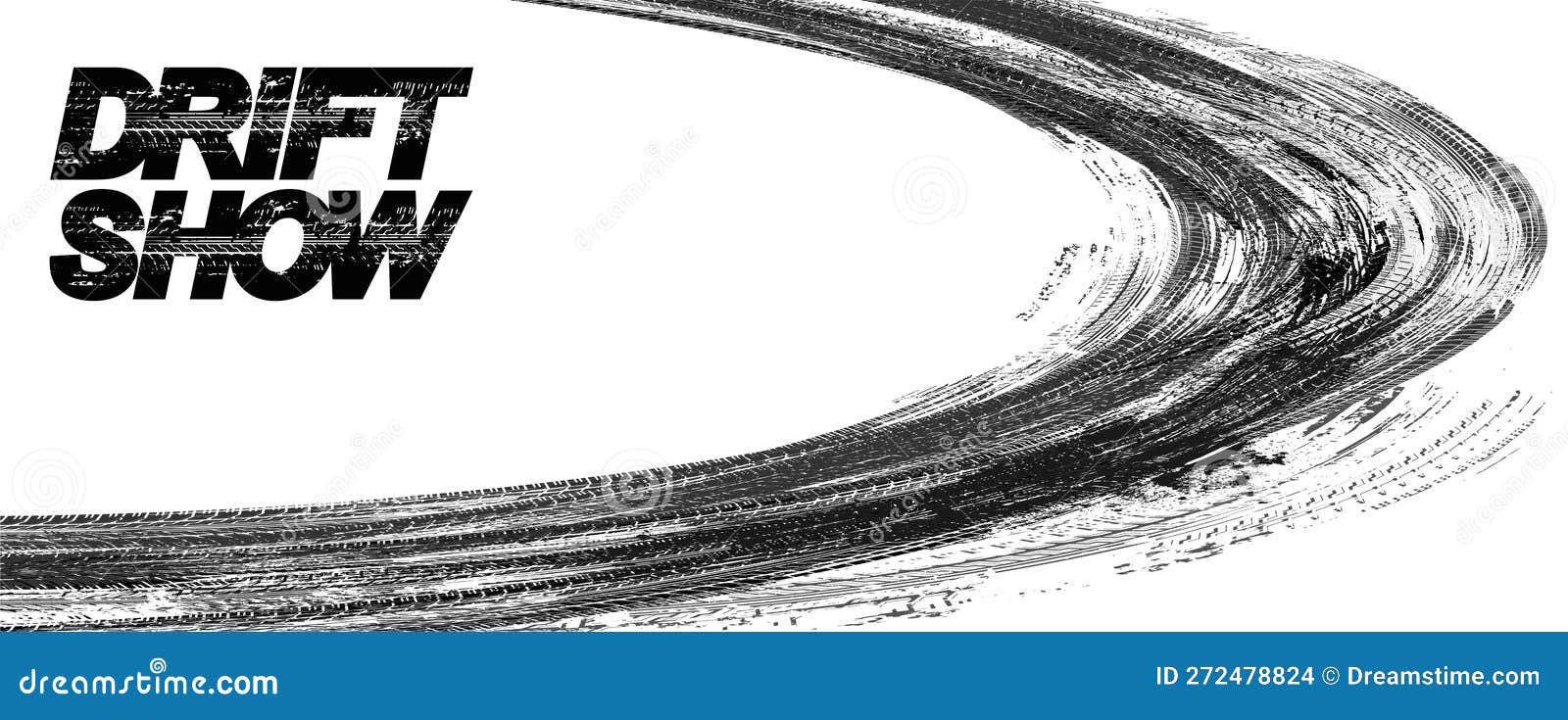 Monochrome Drift Background with Texture Wheel Marks and Drift in ...