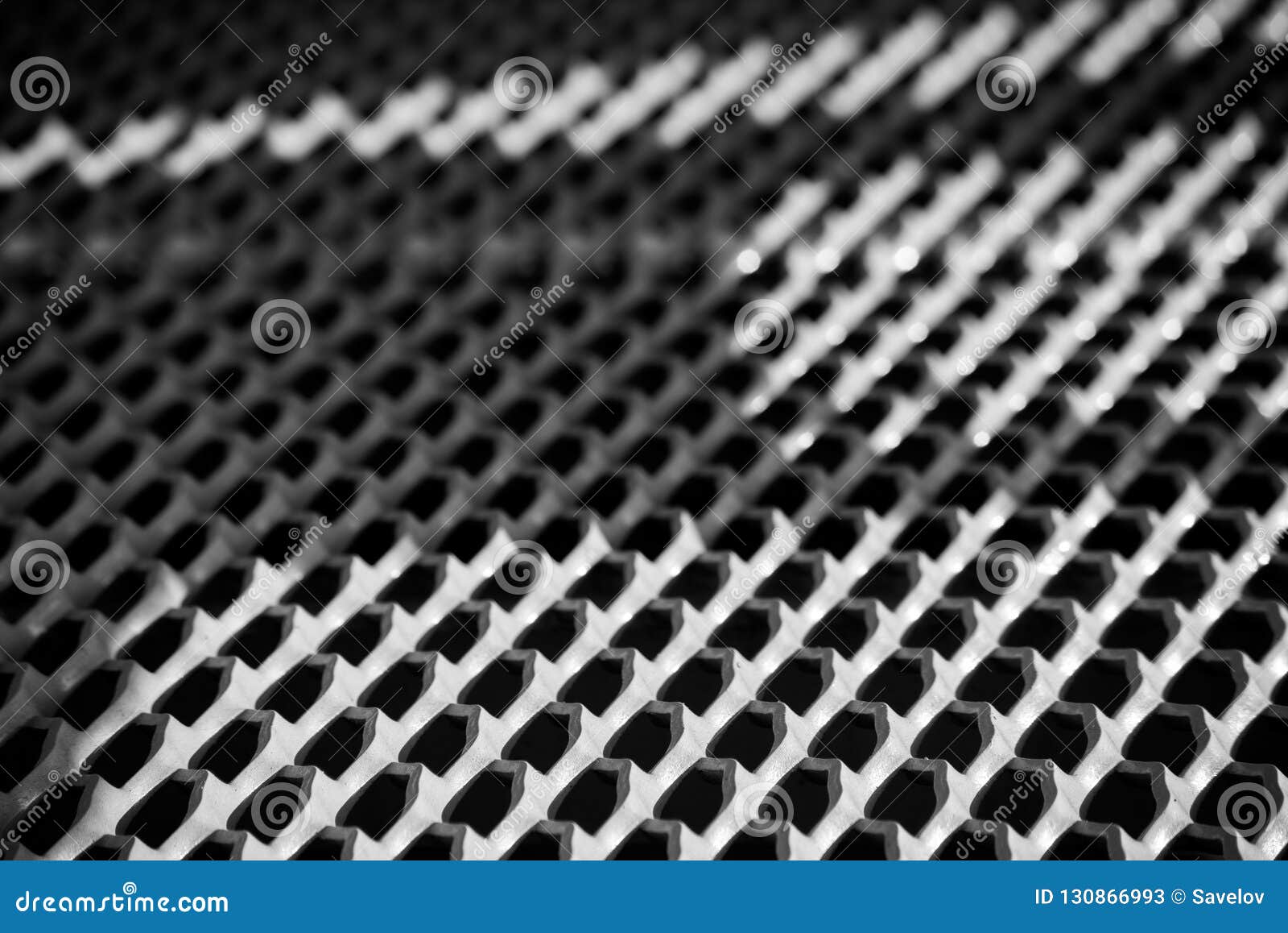 Monochrome Geometric Lattice with Small Holes Stock Image - Image of ...