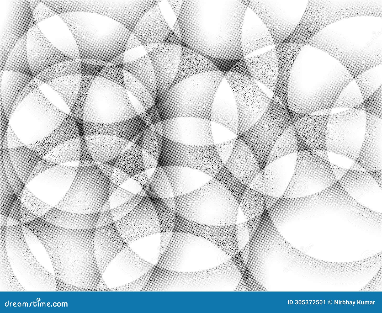 Monochrome Gradient Circles Background Stock Vector - Illustration of ...