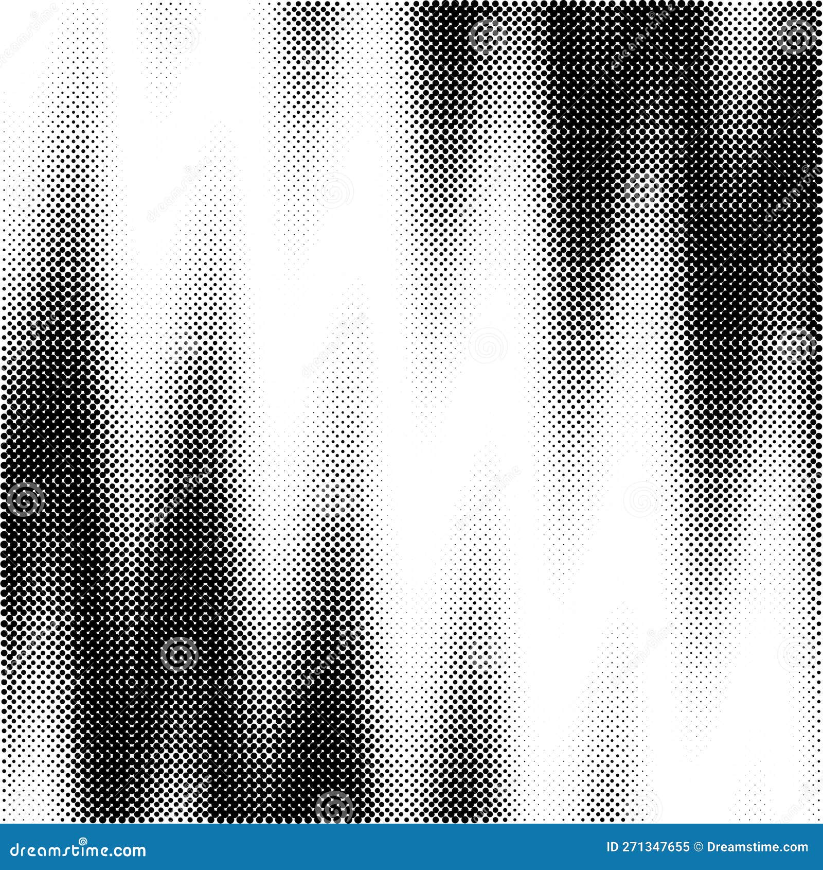 Monochrome Gradient Halftone Dots Background. Vector Illustration Stock ...