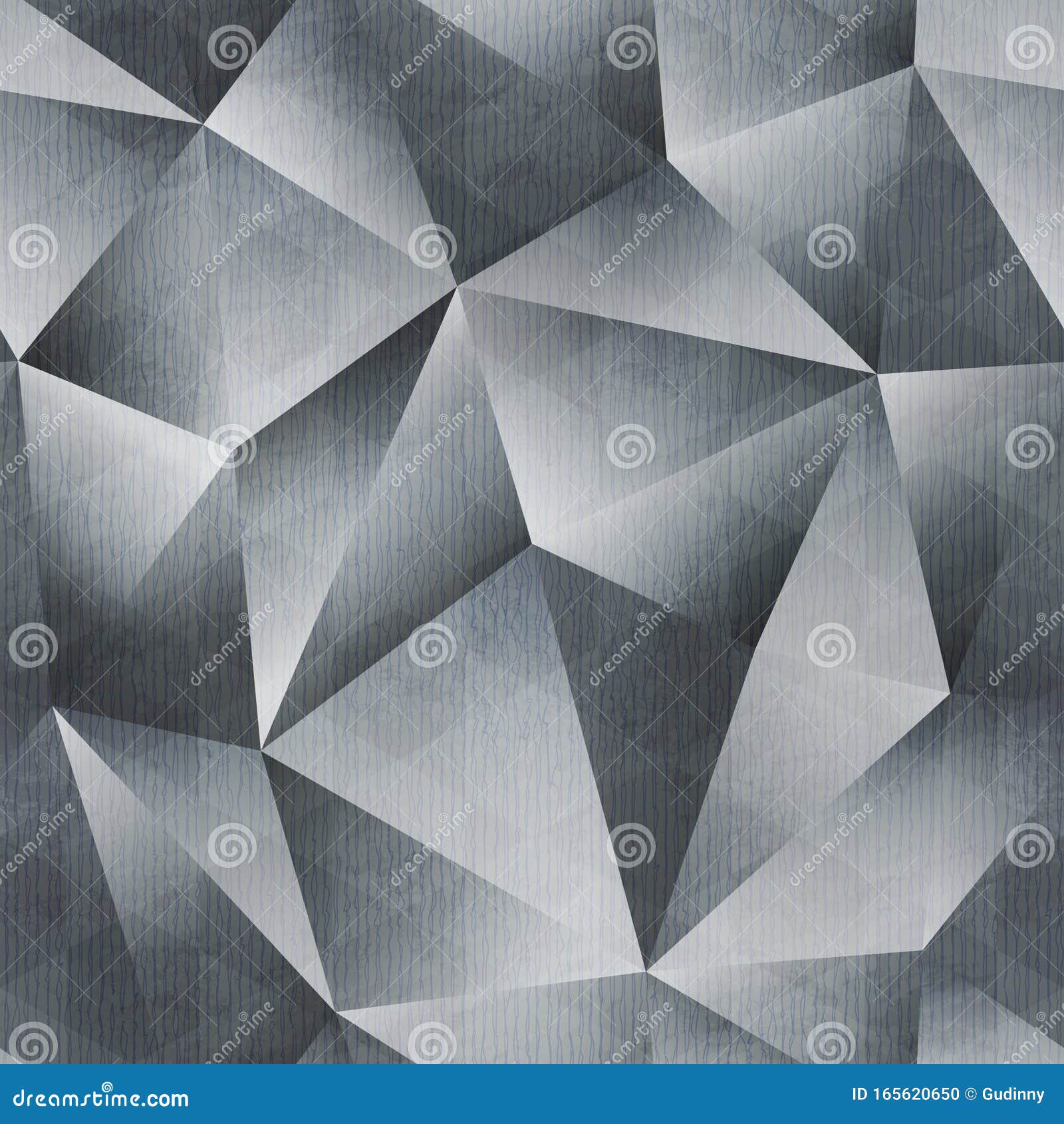 Monochrome Grunge Triangle Pattern Stock Vector - Illustration of ...