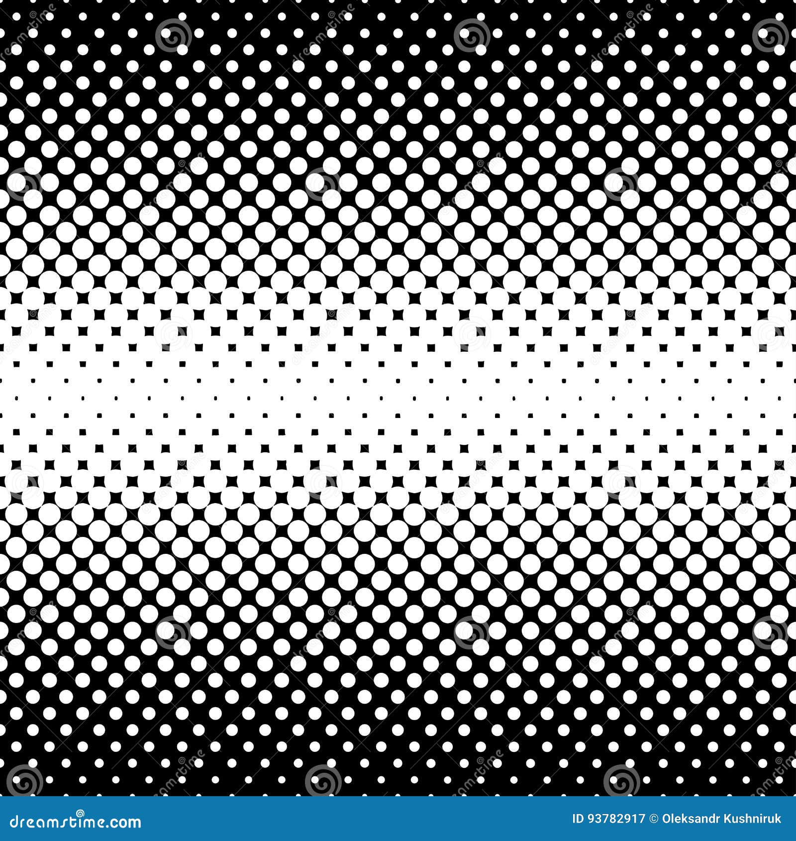 Monochrome Halftone Abstract Background Stock Vector - Illustration of ...