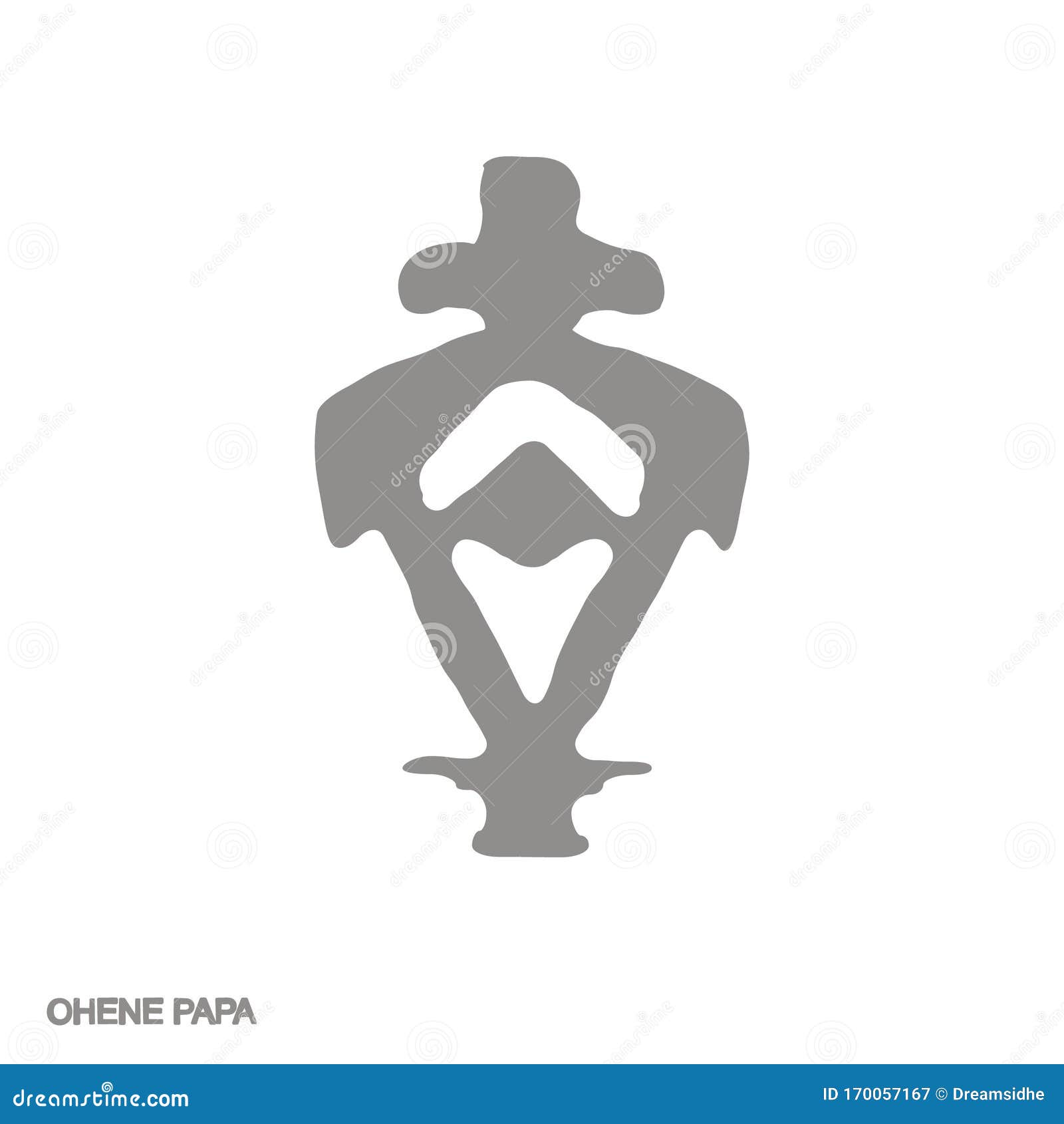 Monochrome Icon with Adinkra Symbol Ohene Papa Stock Vector ...