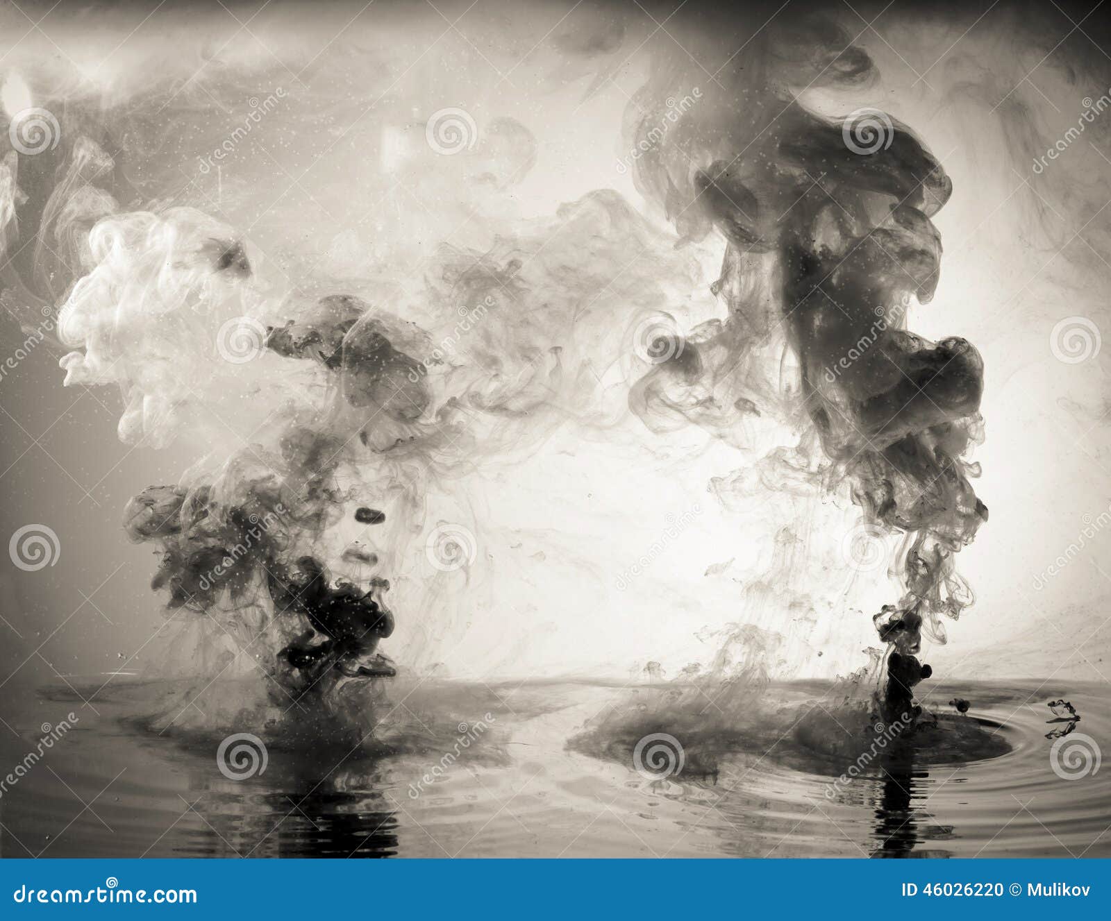 Monochrome inc stock photo. Image of paints, object, painting - 46026220