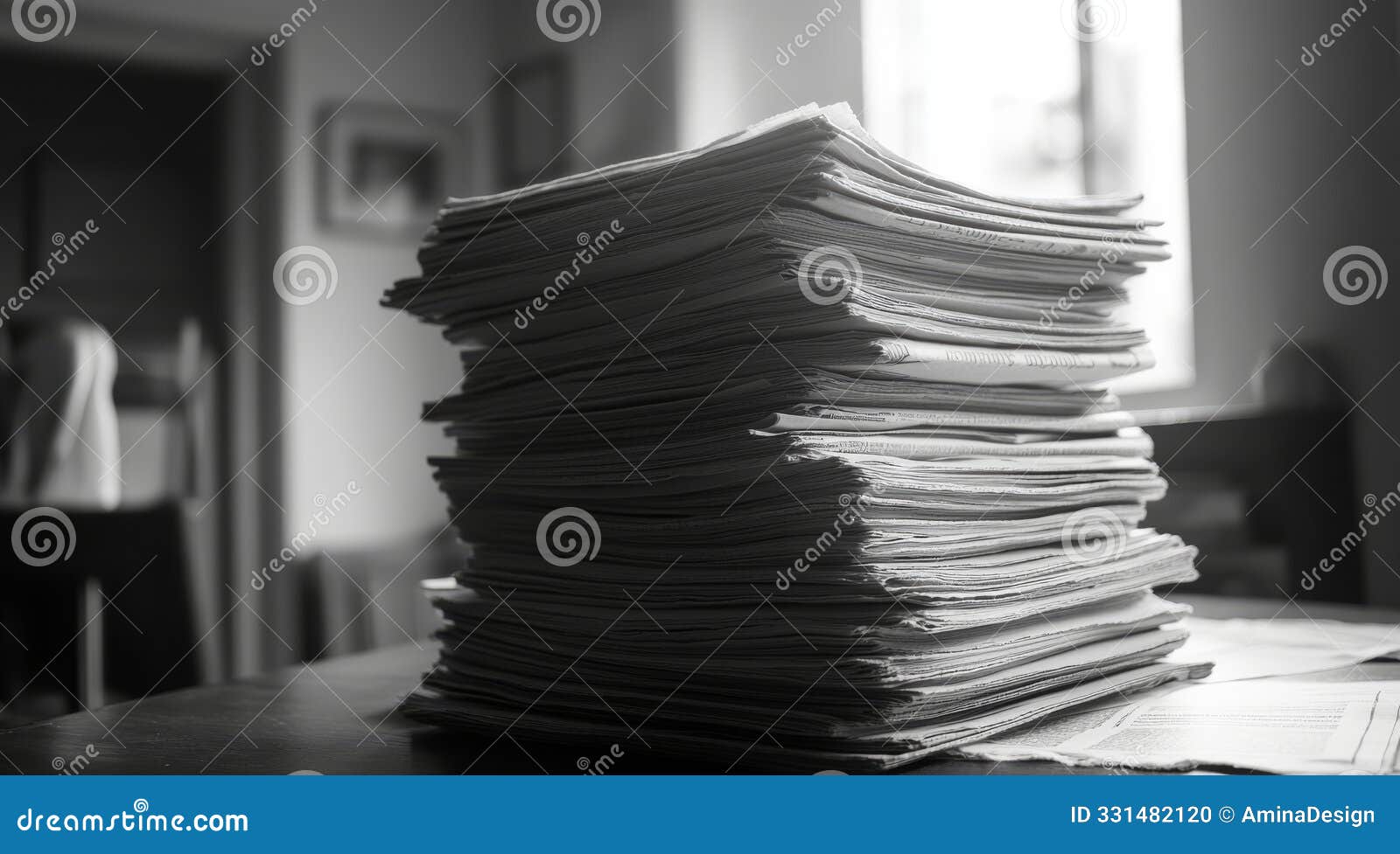 Monochrome Layers an Artistic Exploration of Stacking Paper Layers into ...