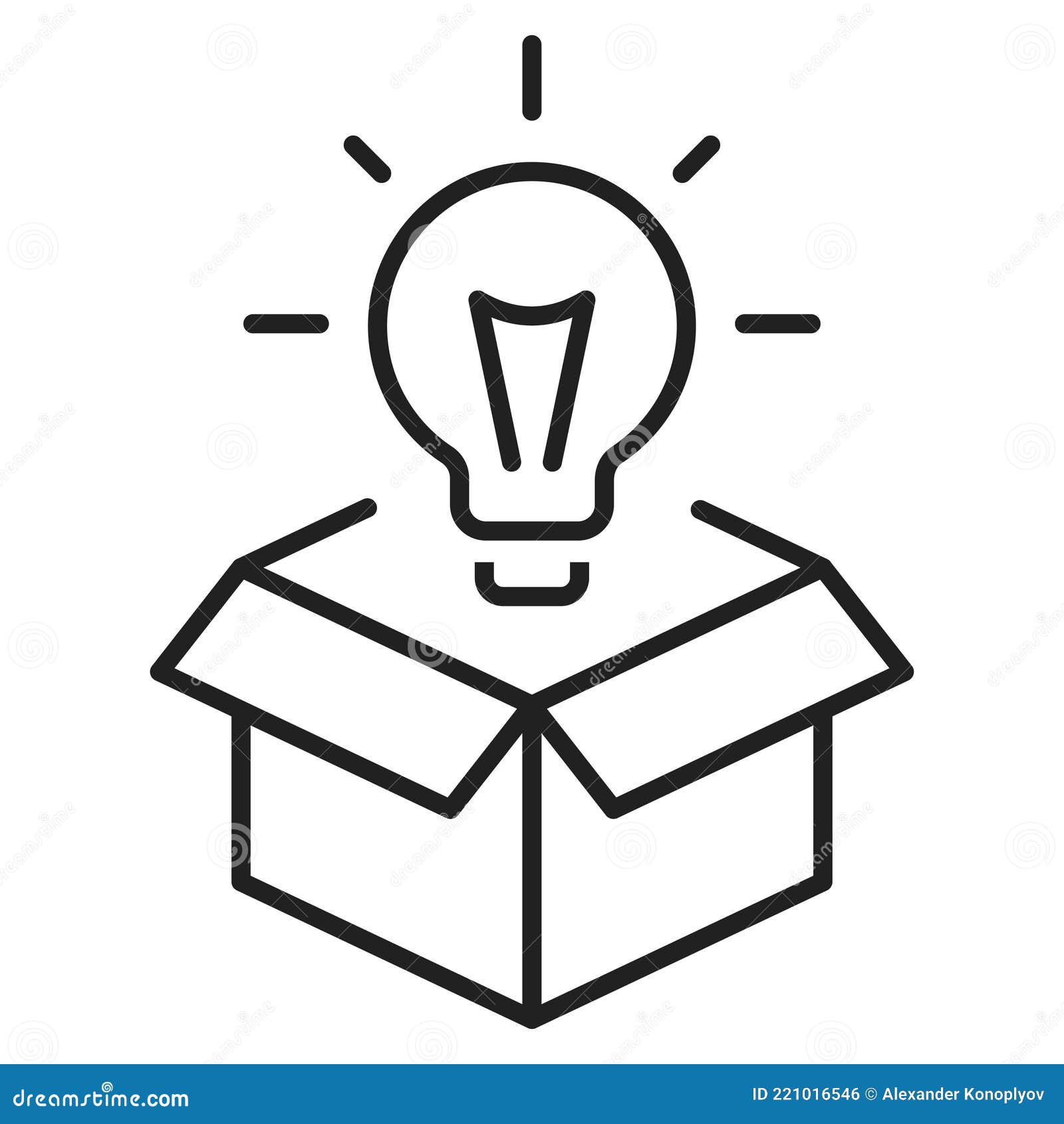 Creativity Icon Vector. Trendy Flat Creativity Icon From People Skills ...