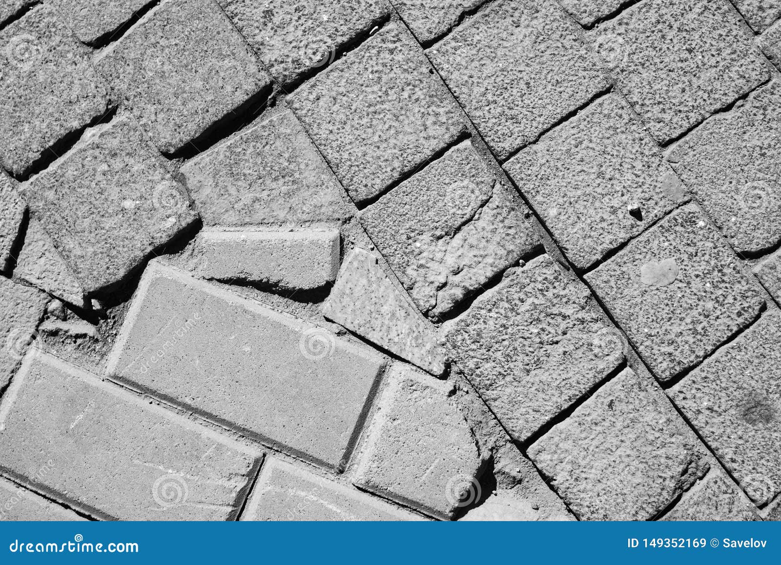 Monochrome Modern Paved Surface on Top Stock Image - Image of rough ...