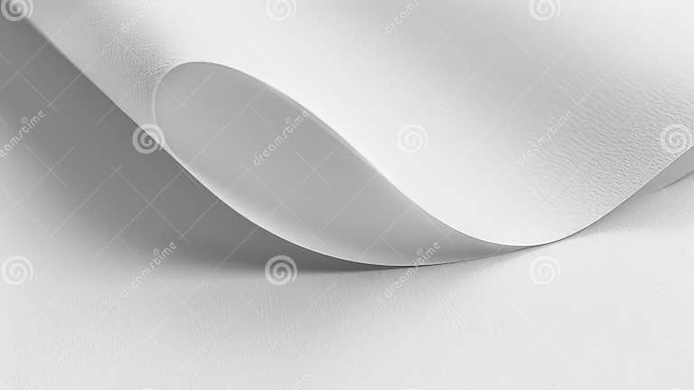 Monochrome Paper Waves Create a Striking Display of Minimalism Stock ...