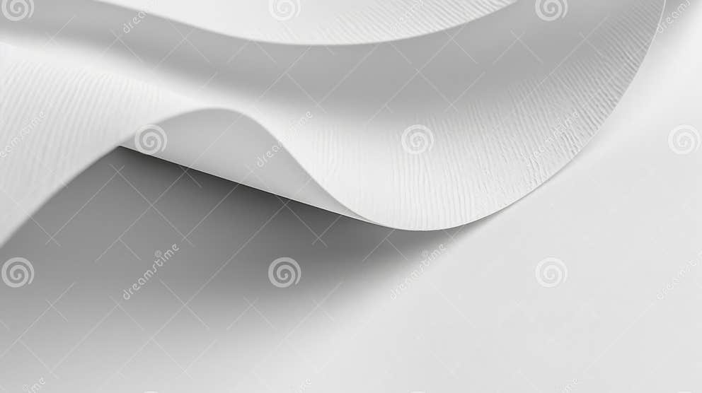 Monochrome Paper Waves Undulate with Timeless Elegance Stock ...
