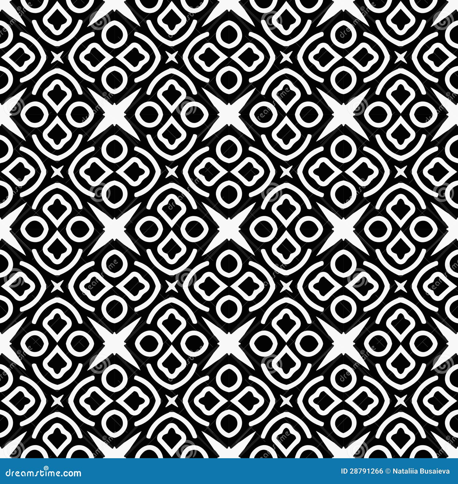 Monochrome pattern_2 stock vector. Illustration of black - 28791266