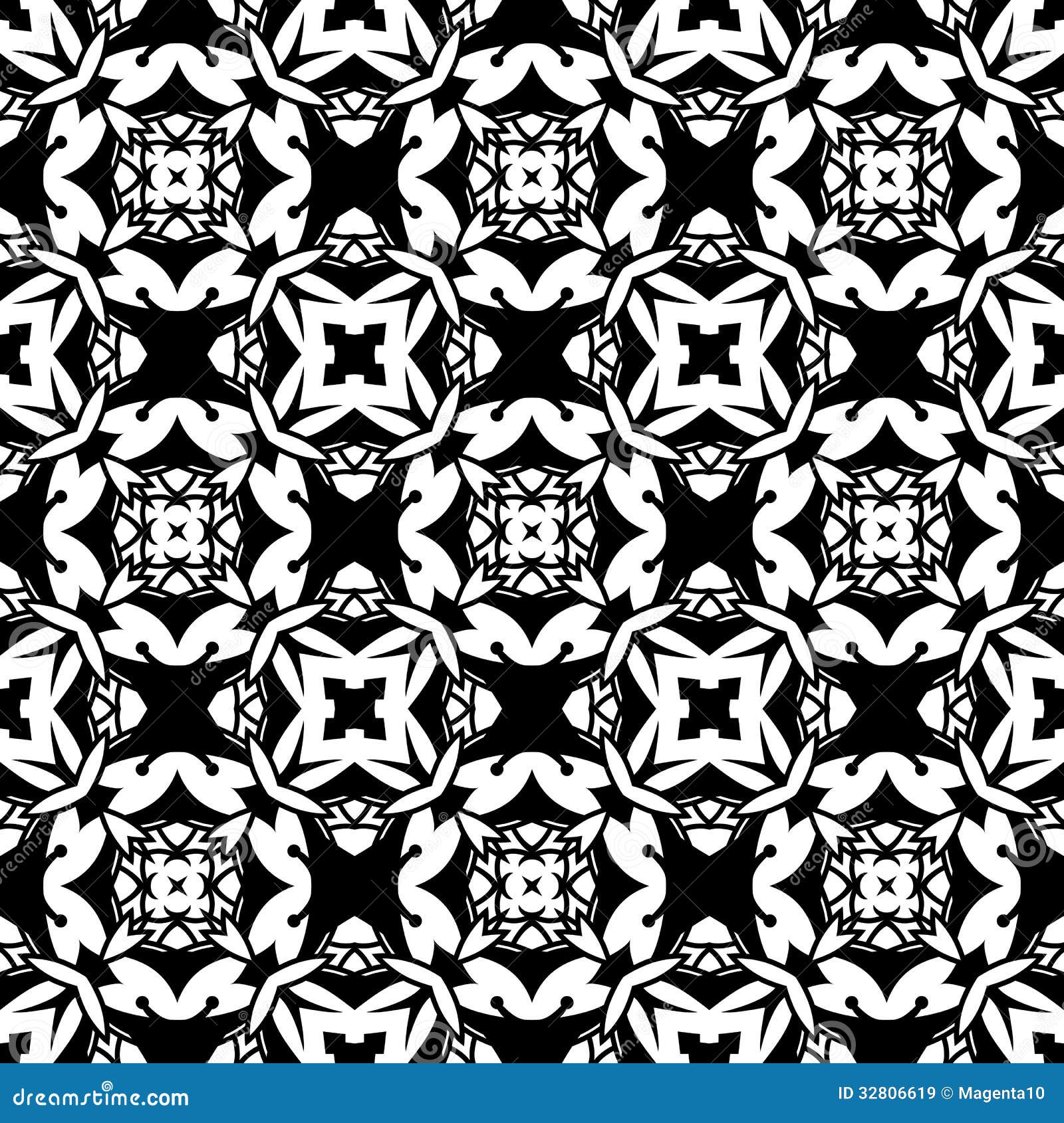 Monochrome pattern stock vector. Illustration of pave - 32806619