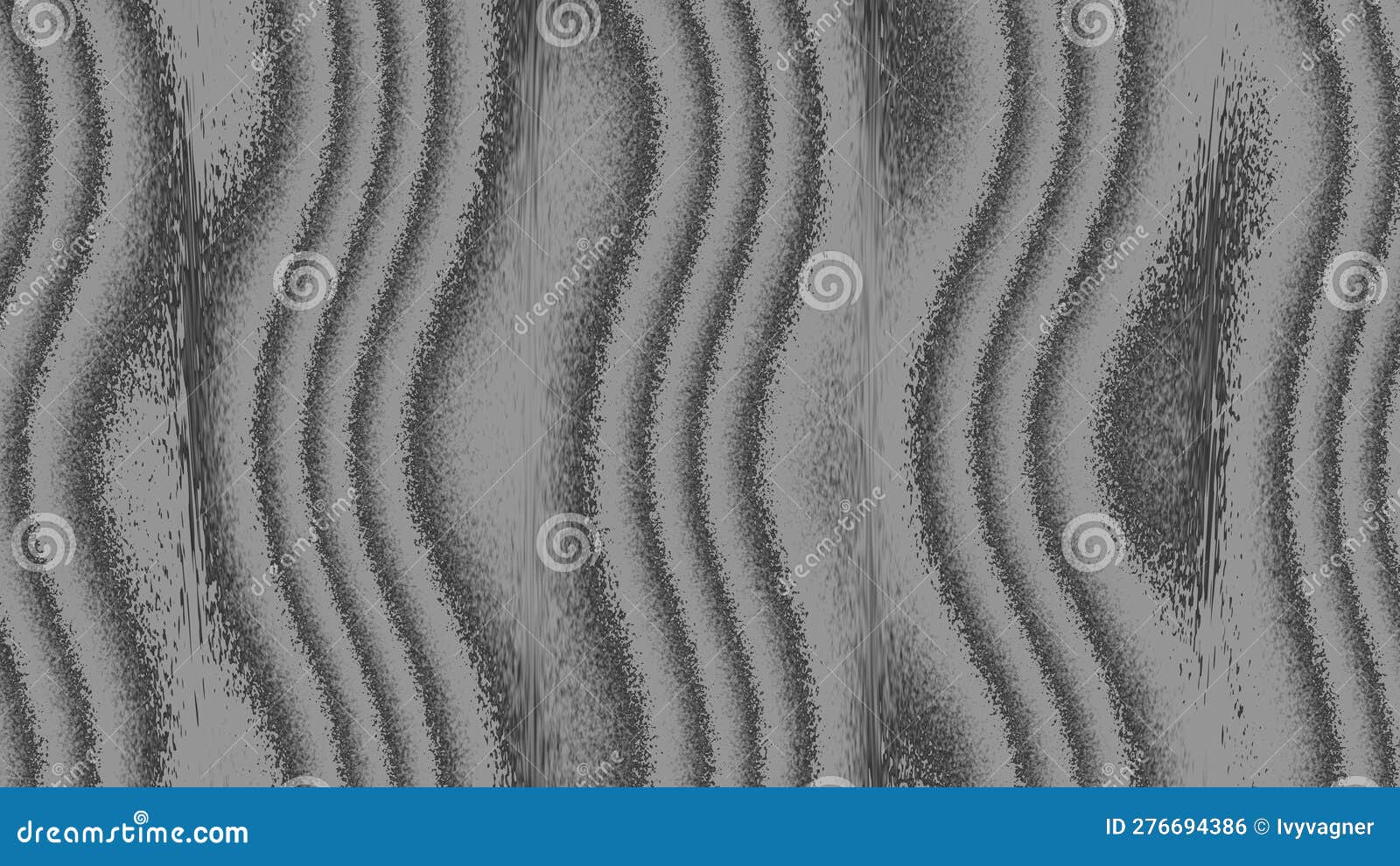 Monochrome Pattern of Flowing Lines. Noisy Texture Stock Illustration ...