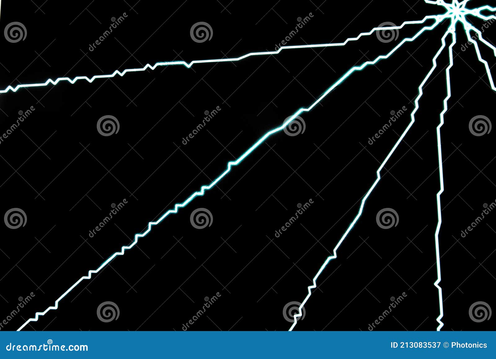 Monochrome Pattern of Shattered Computer Screen Stock Image - Image of ...