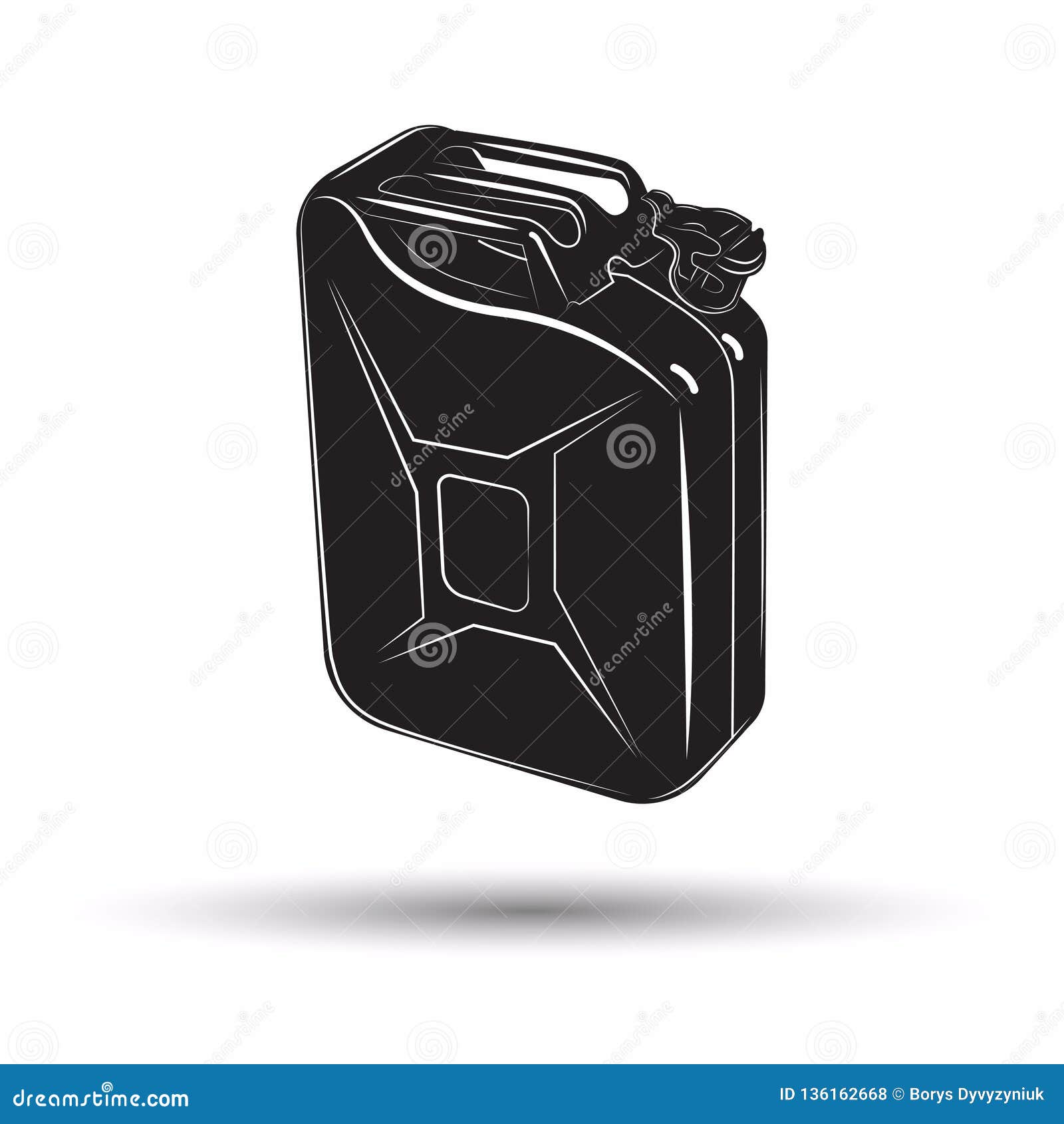Monochrome Petrol Canister Icon Stock Vector - Illustration of jerry ... Monochrome Petrol Canister Icon Stock Vector - Illustration of jerry ...