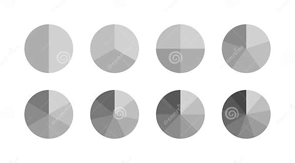 Monochrome Ring Section Template. Circular Structure Graph Stock ...