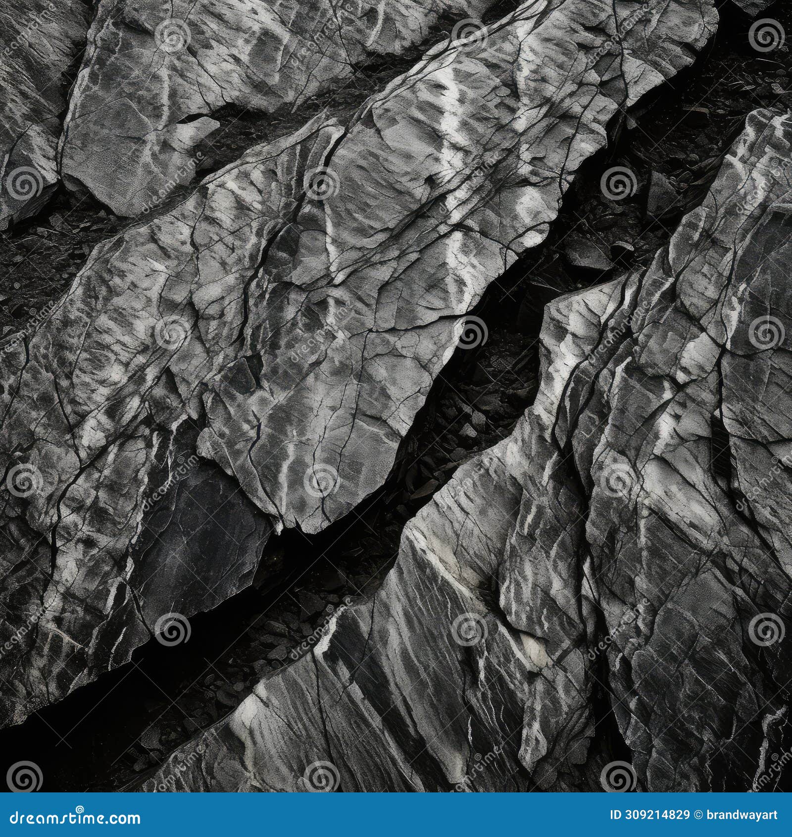 Monochrome Rocks Texture stock illustration. Illustration of material ...