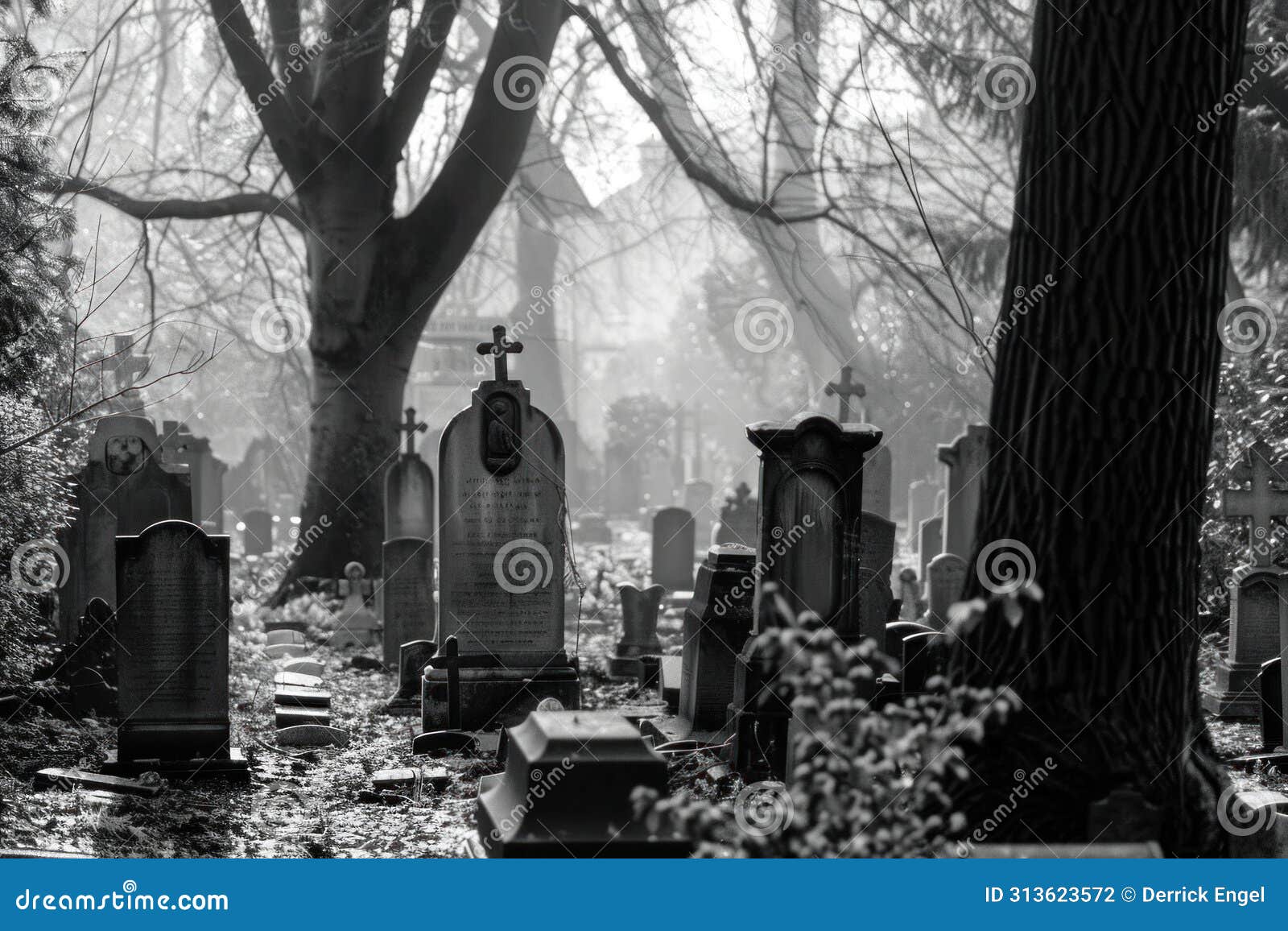 Monochrome Memories: a Solemn Promenade through the Historic Graveyard ...