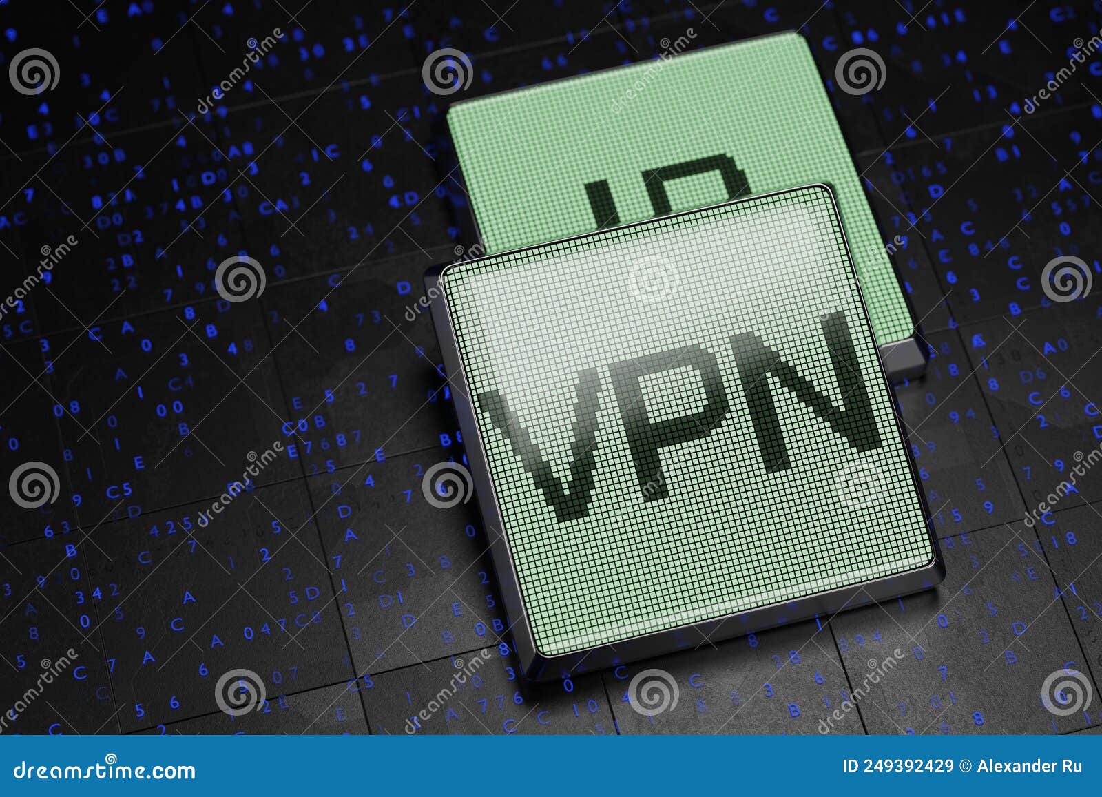 On a Monochrome Screen, the Inscription VPN. the Concept of a Secure ...