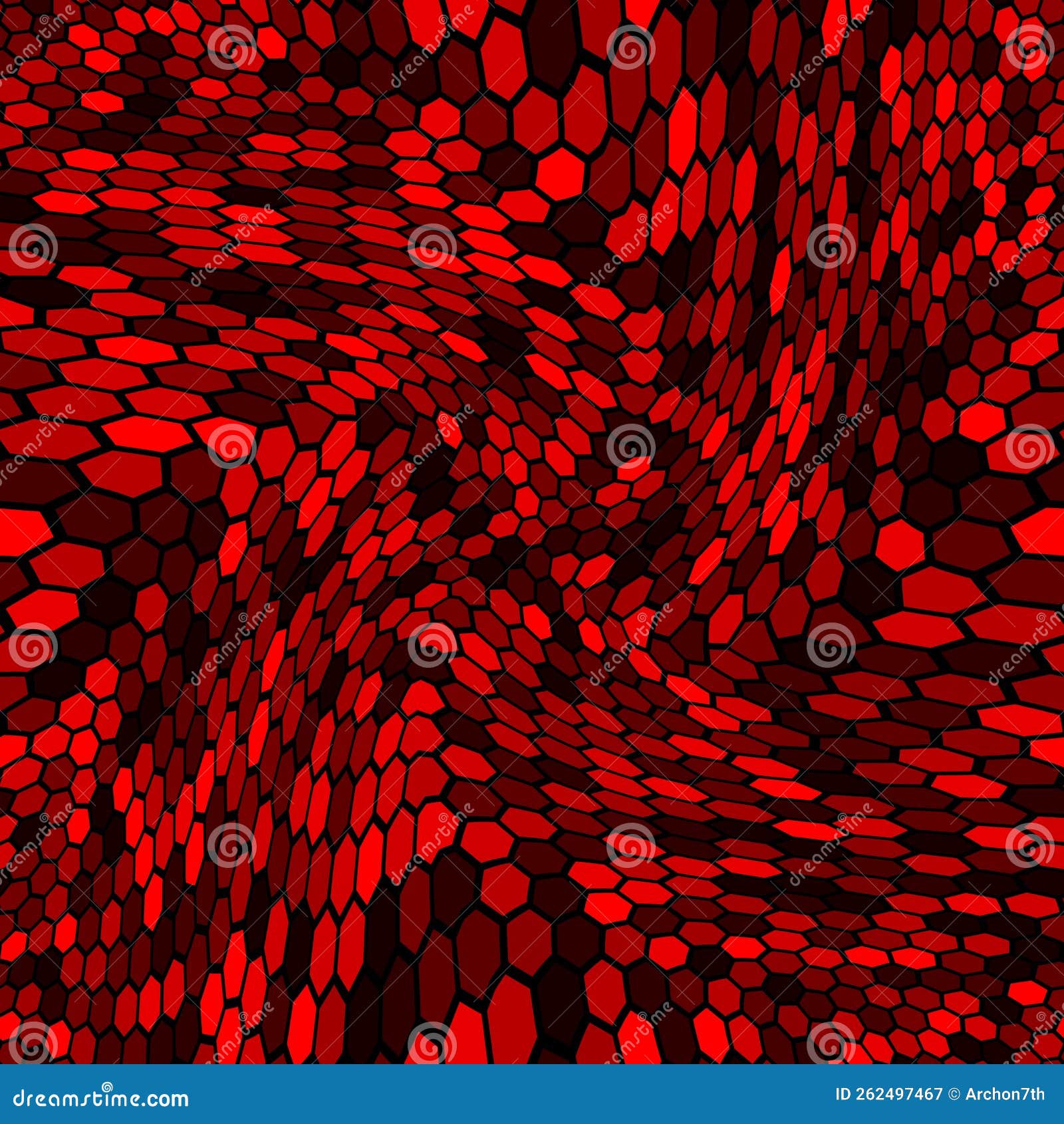 Monochrome Seamless Honey Pattern with Halftone Hex Cells in Linear ...