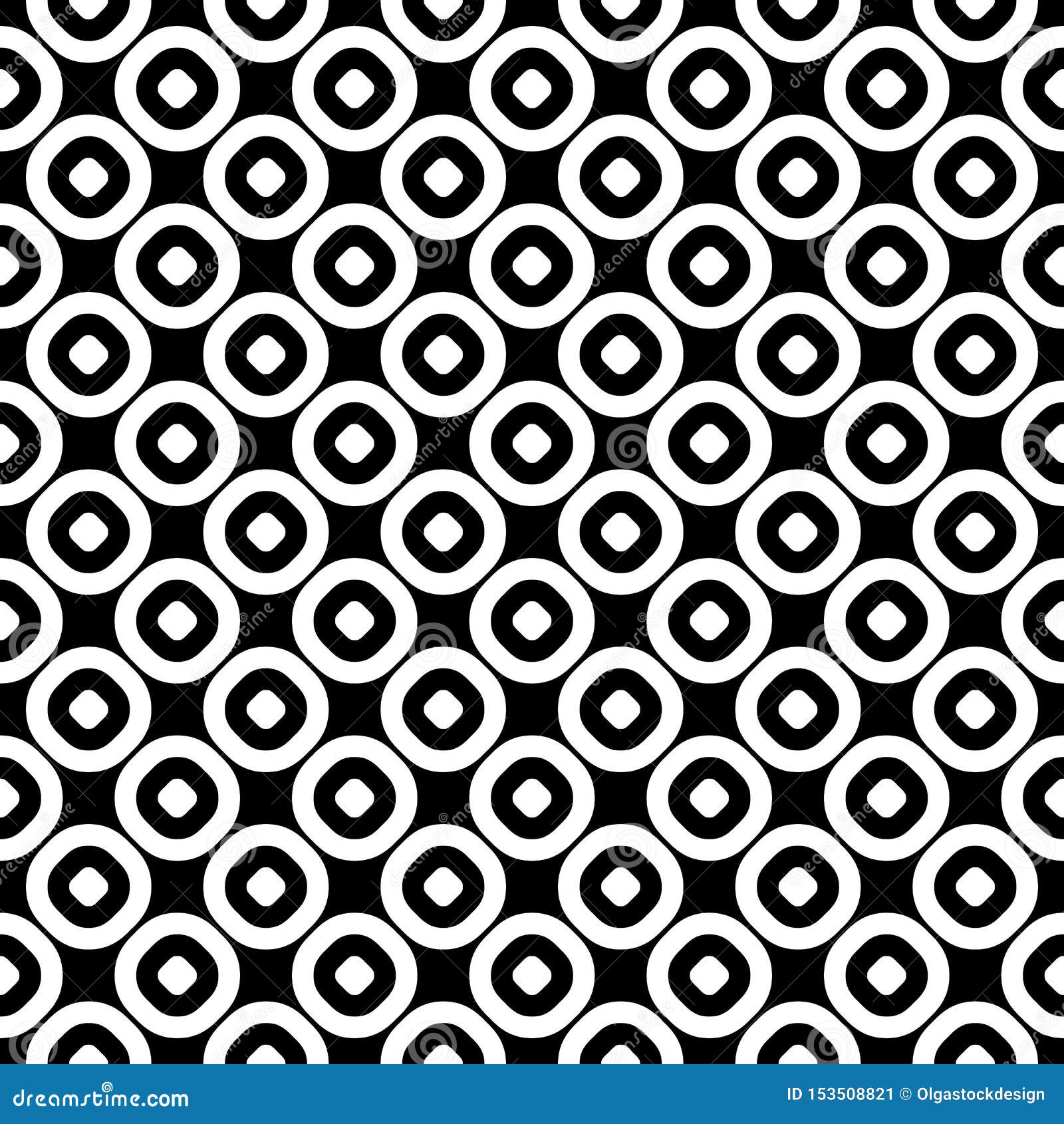 Simple Geometric Background with Staggered Perforated Circles. Stock ...
