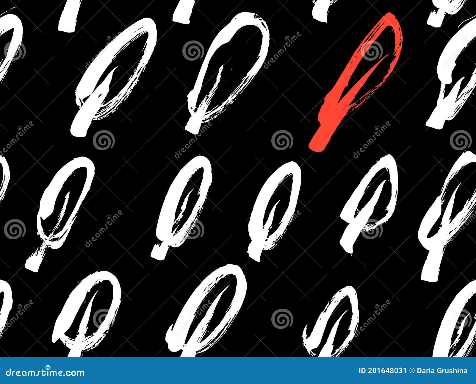 Monochrome Seamless Pattern for Fabric Design. Water Splash Paint ...