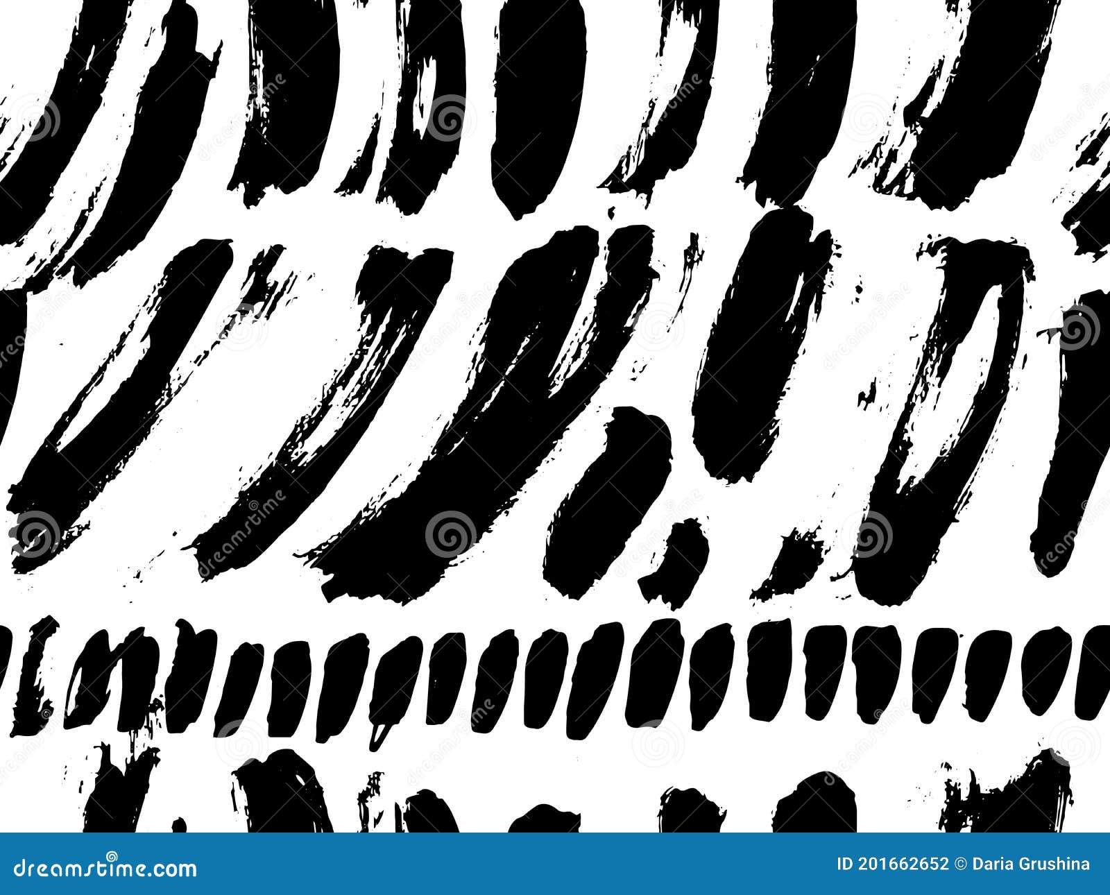 Monochrome Seamless Pattern for Fabric Design. Water Splash Paint ...