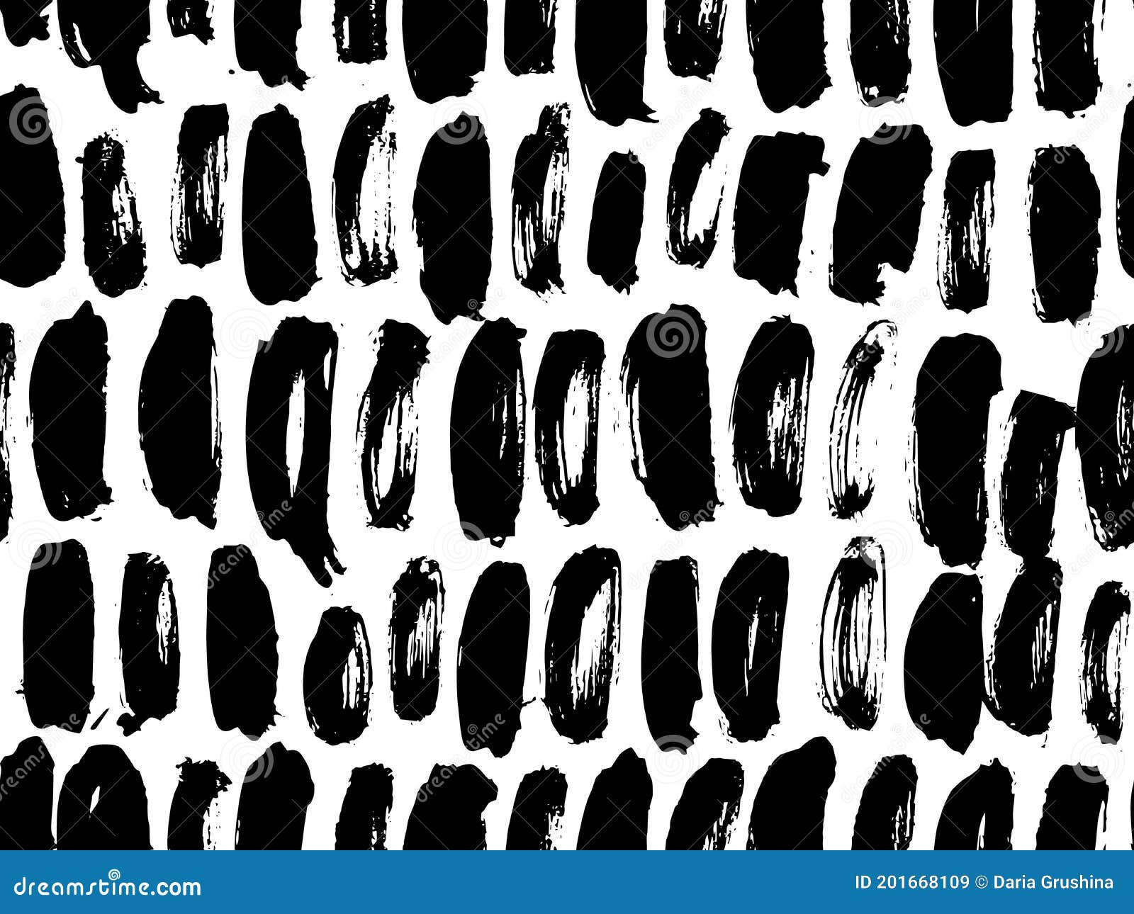 Monochrome Seamless Pattern for Fabric Design. Water Splash Paint ...