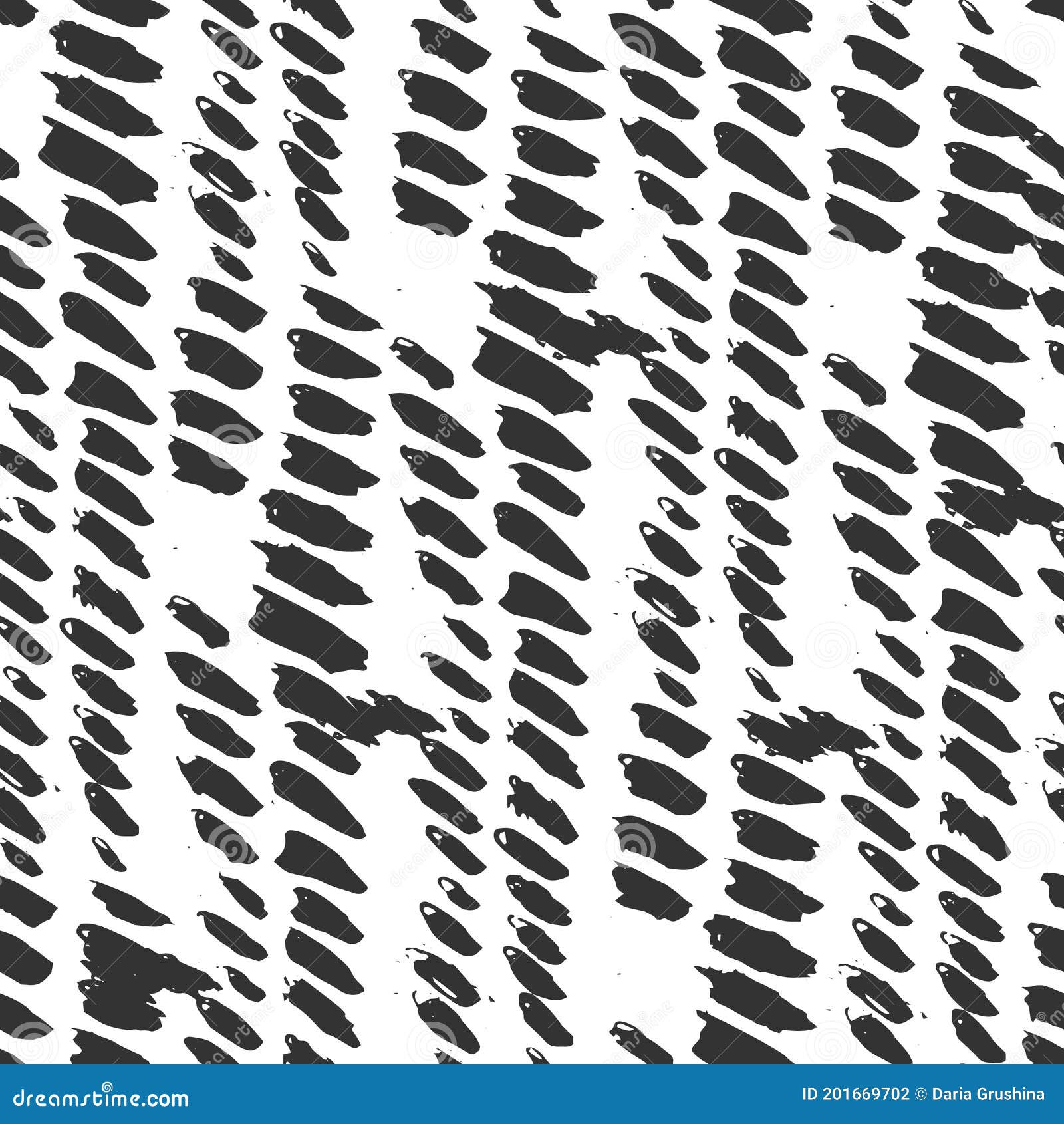 Monochrome Seamless Pattern for Fabric Design. Water Splash Paint ...
