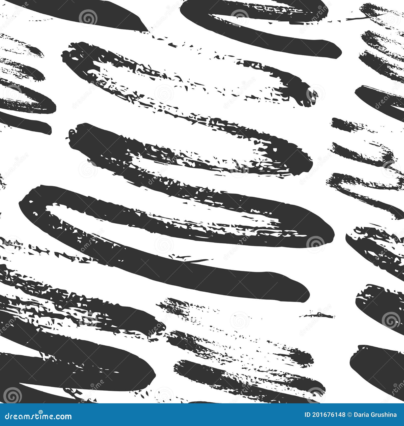 Monochrome Seamless Pattern for Fabric Design. Water Splash Paint ...
