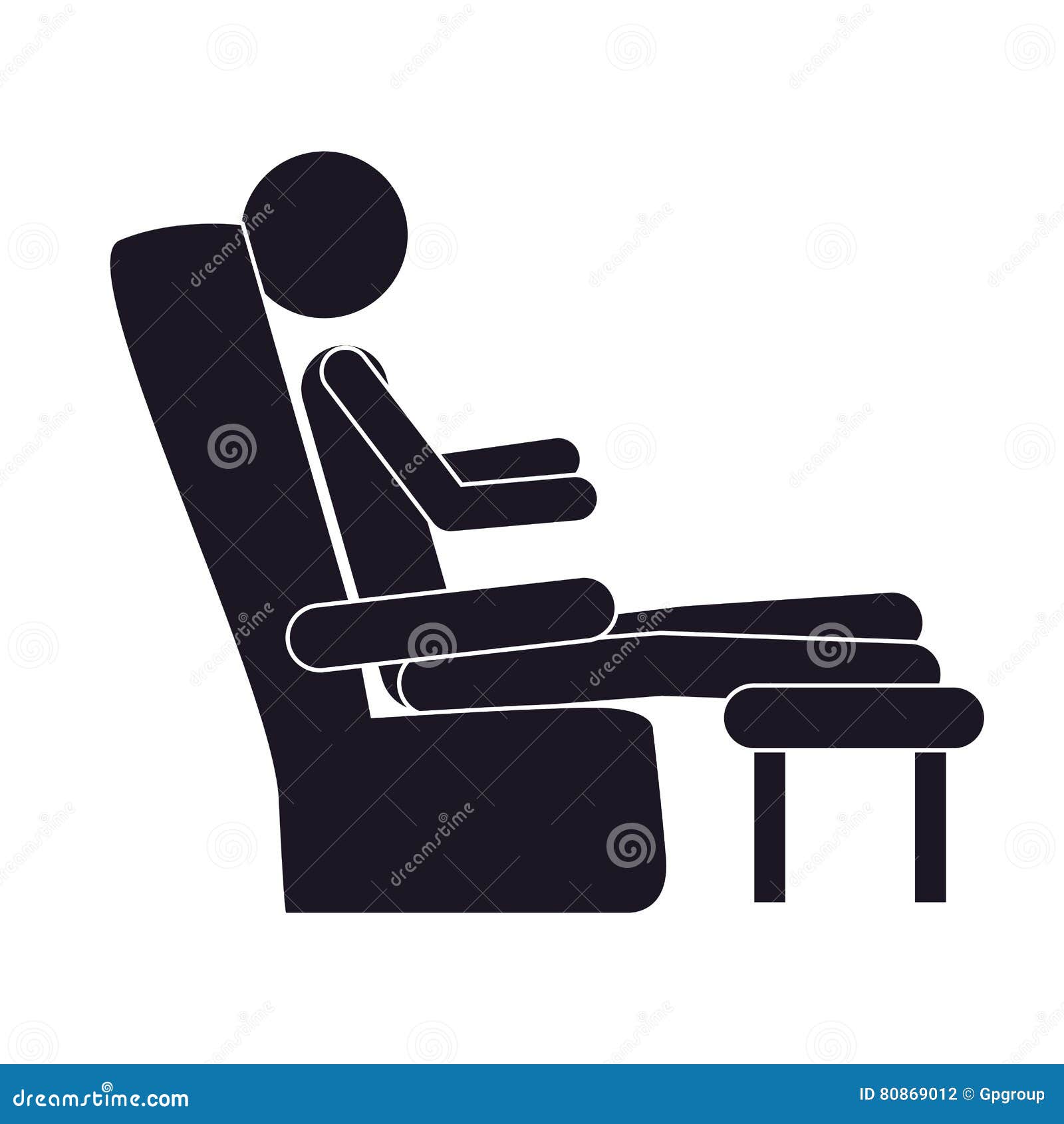 Comfortable Chair Cartoon Vector | CartoonDealer.com #22978297